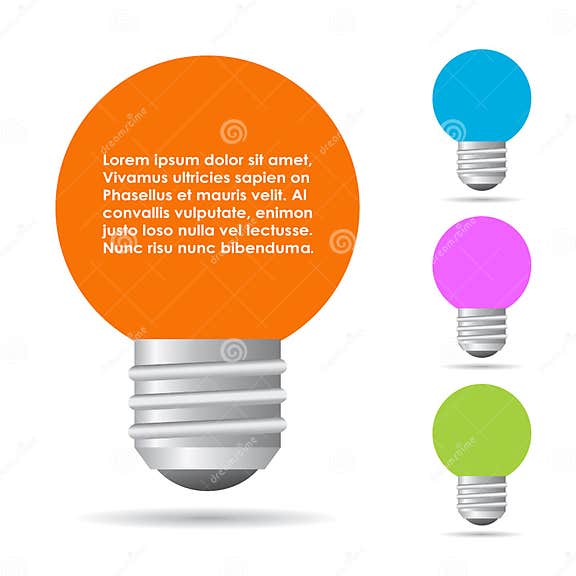 Information bulb icon stock vector. Illustration of message - 37422624