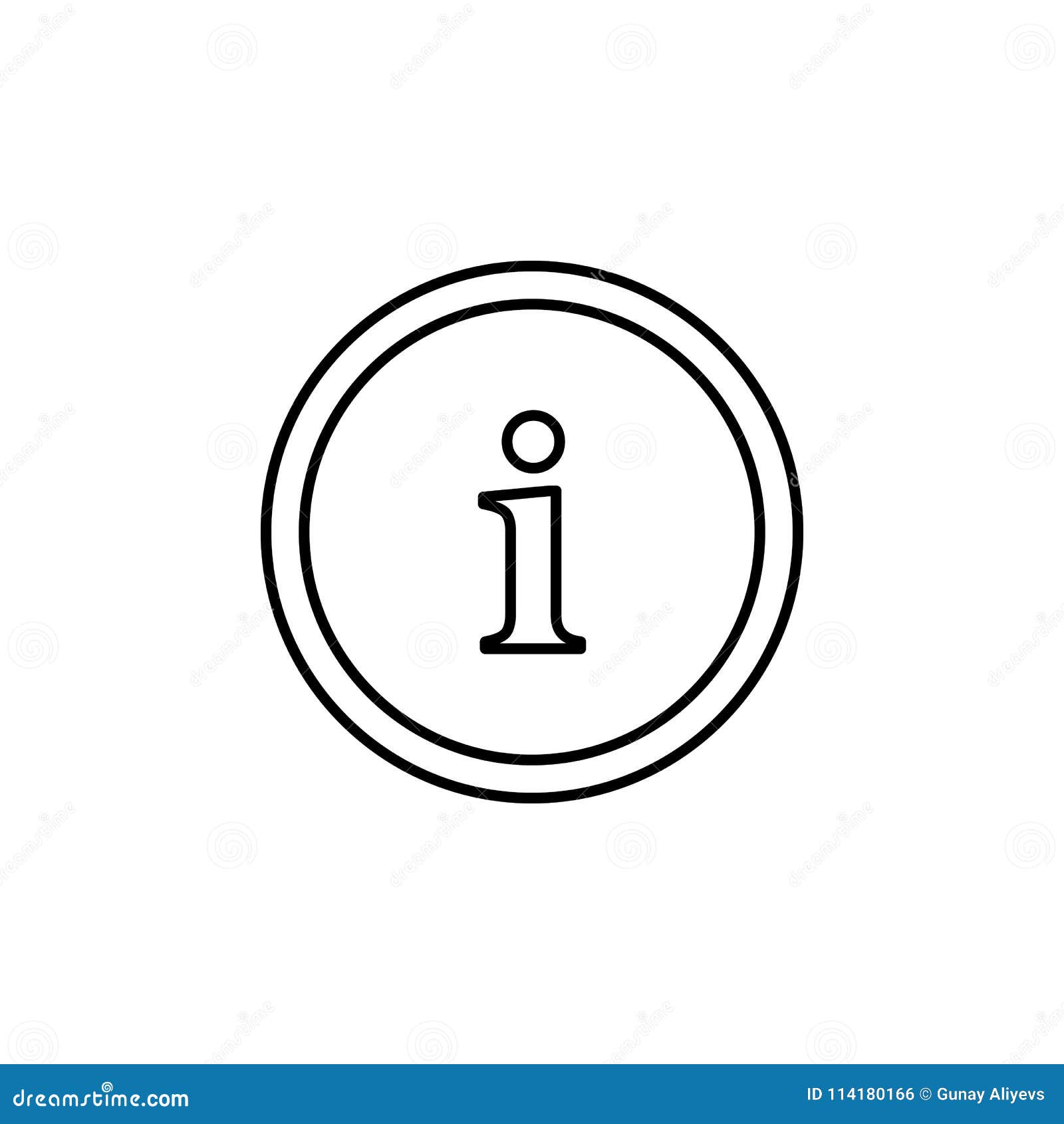 Information Button Icon. Element of Simple Icon for Websites, Web ...