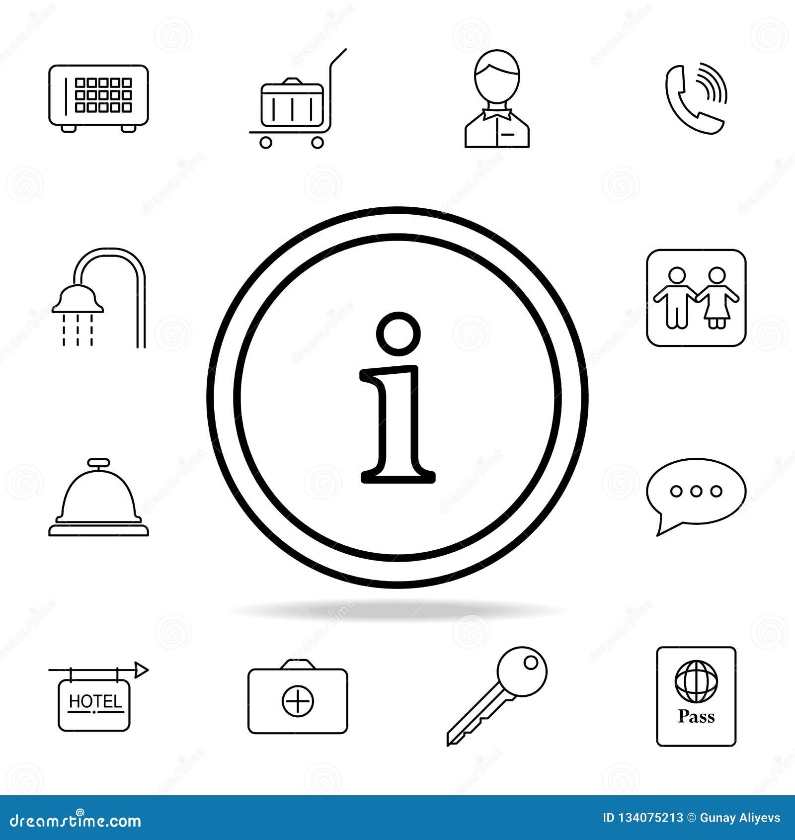 Information Button Icon. Element of Simple Icon for Websites, Web ...