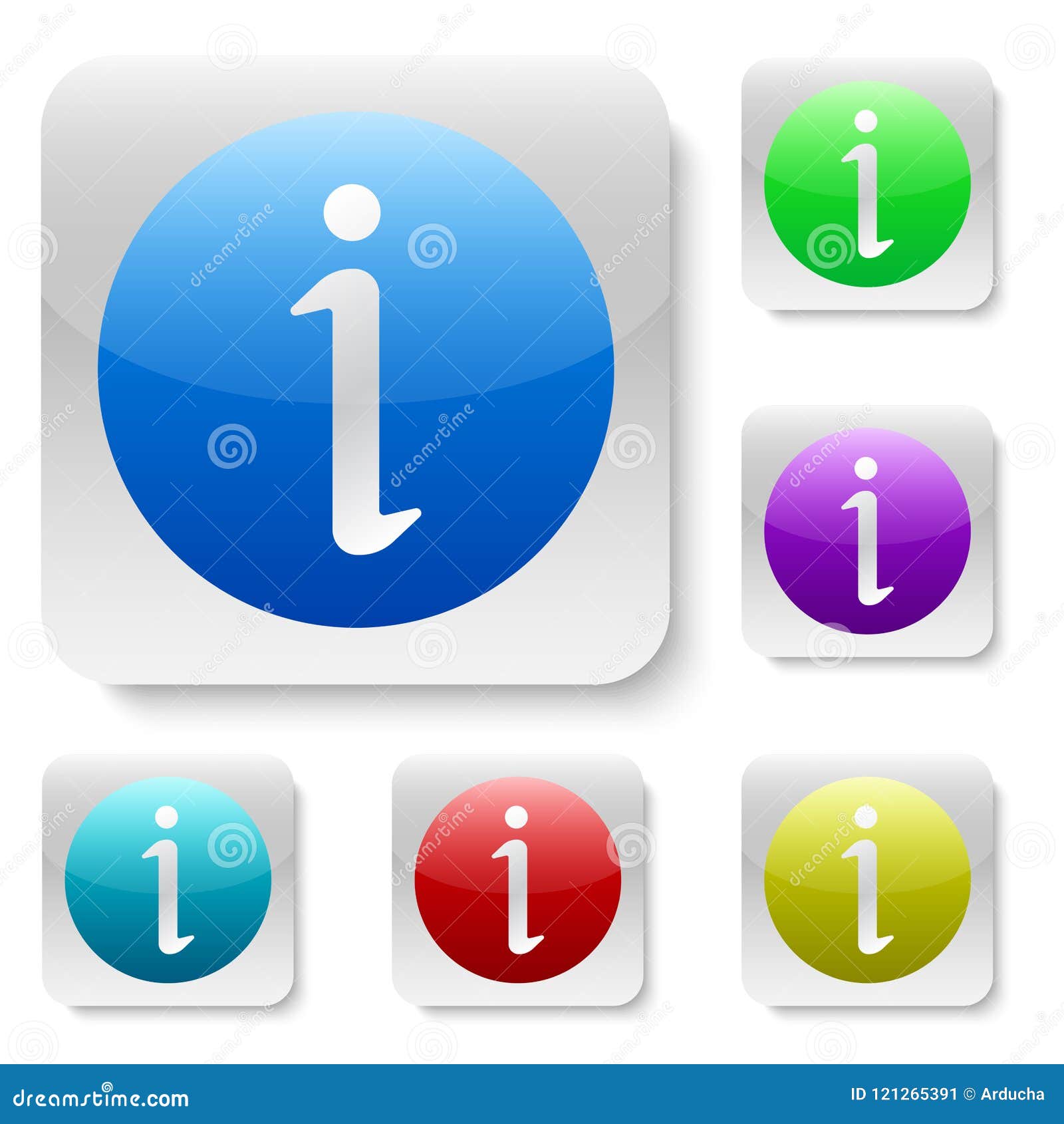 Information button stock vector. Illustration of design - 121265391