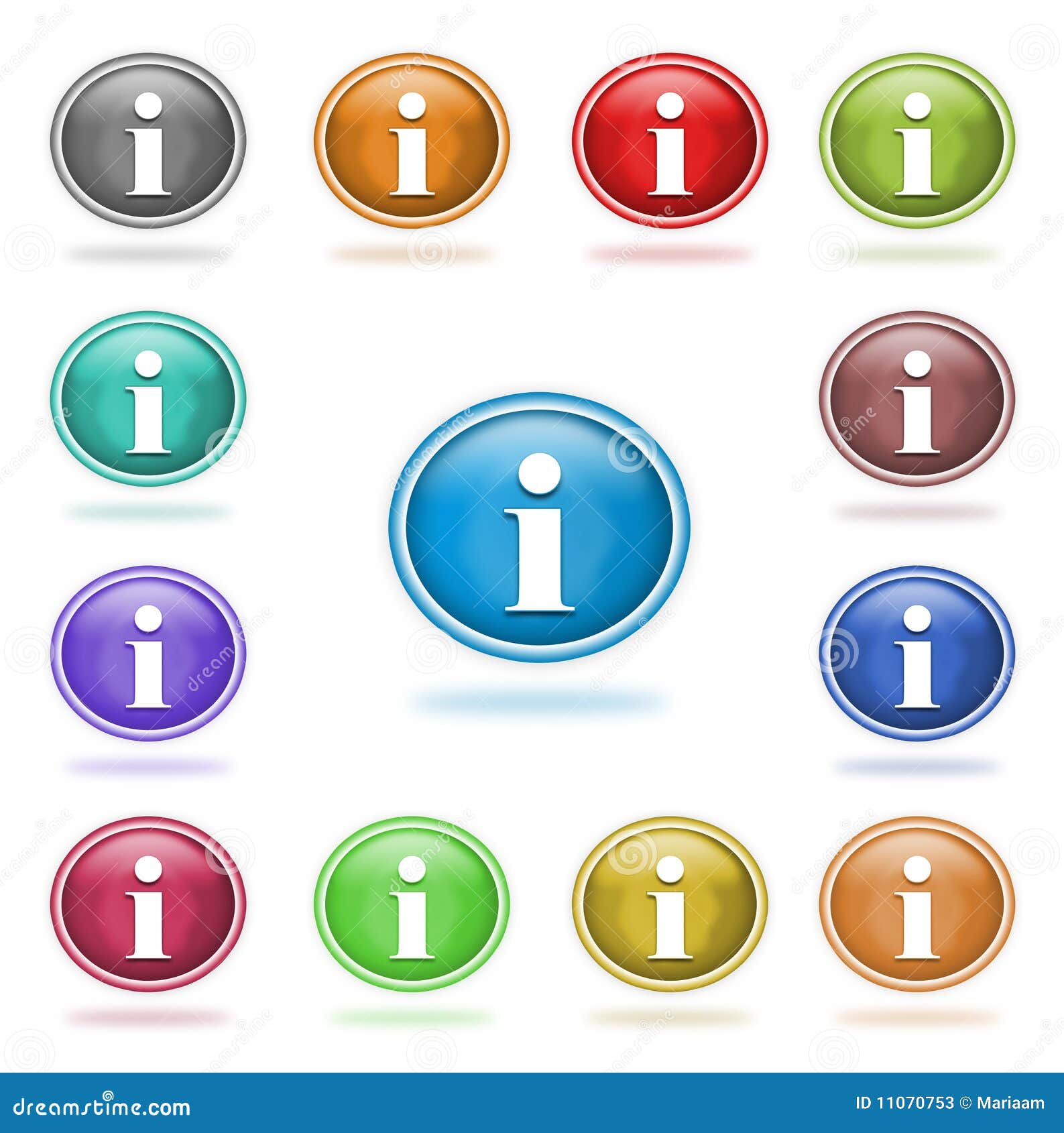 Information buttons stock illustration. Illustration of internet - 11070753
