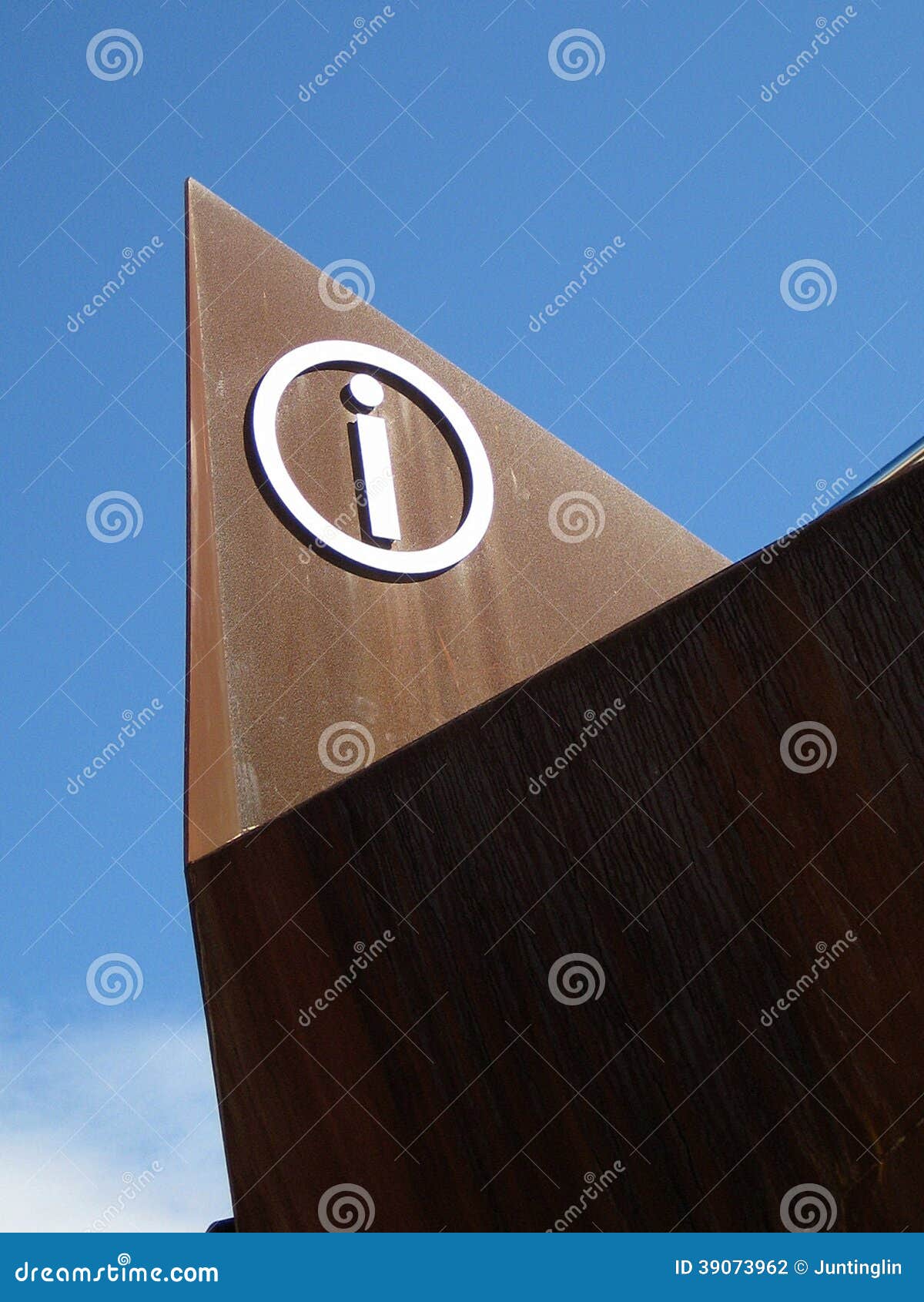 Information Center Building with I on Top Stock Photo - Image of ...
