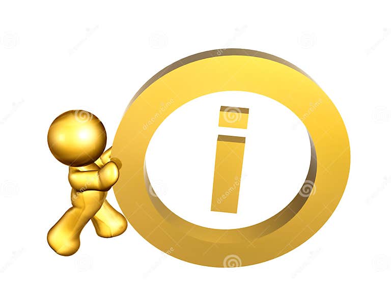 The Information Center Symbol Stock Illustration - Illustration of cute ...