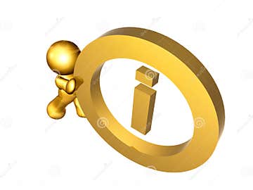 The Information Center Symbol Stock Illustration - Illustration of ...