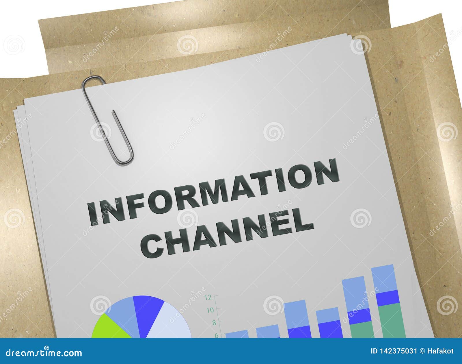 INFORMATION CHANNEL Concept Stock Illustration - Illustration of ...