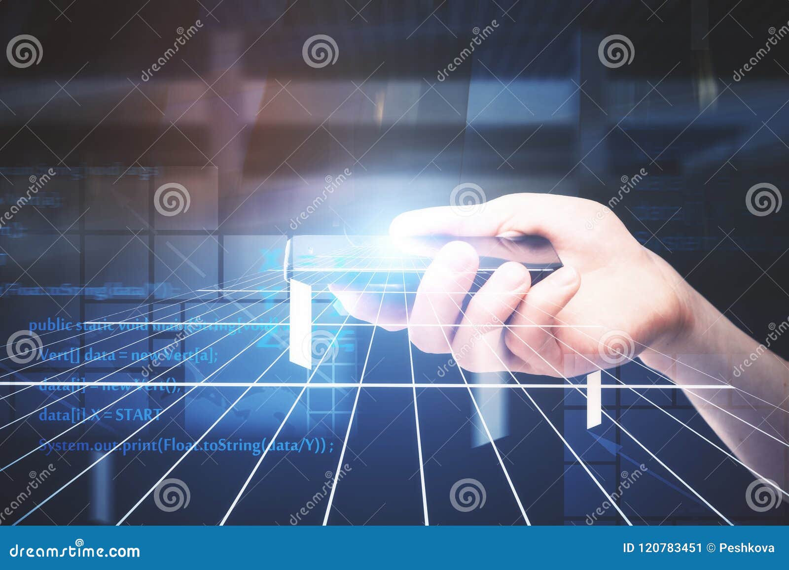 Information and Communication Technology Concept Stock Image - Image of ...