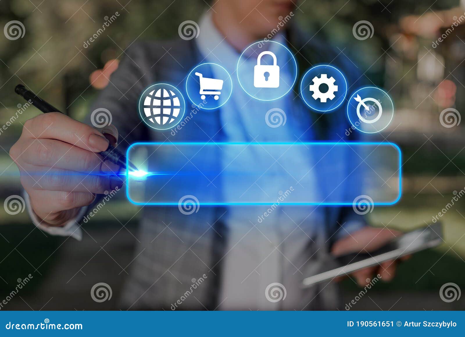 Information Computerization with Infographic Elements and Flat Icons ...