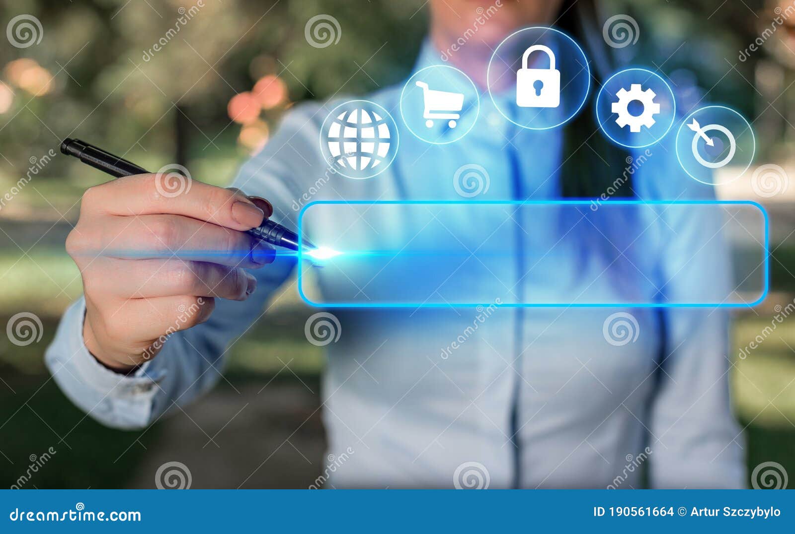 Information Computerization with Infographic Elements and Flat Icons ...