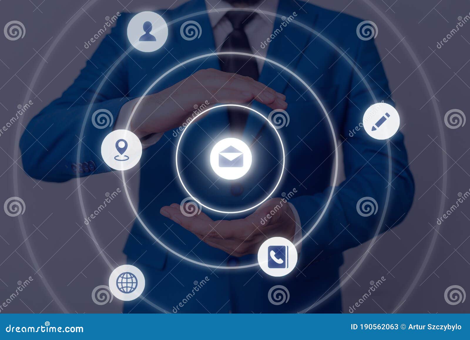 Information Computerization with Infographic Elements and Flat Icons ...