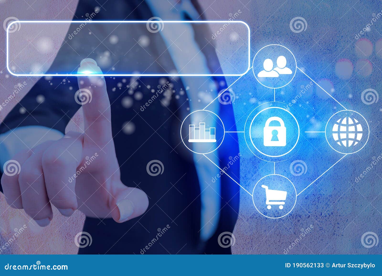 Information Computerization with Infographic Elements and Flat Icons ...