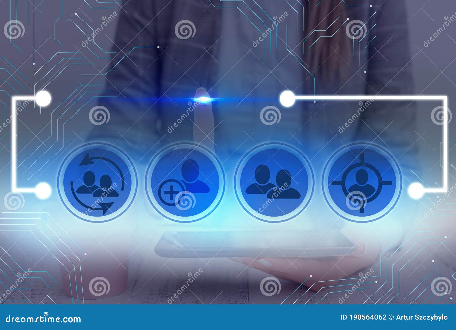 Information Computerization with Infographic Elements and Flat Icons ...