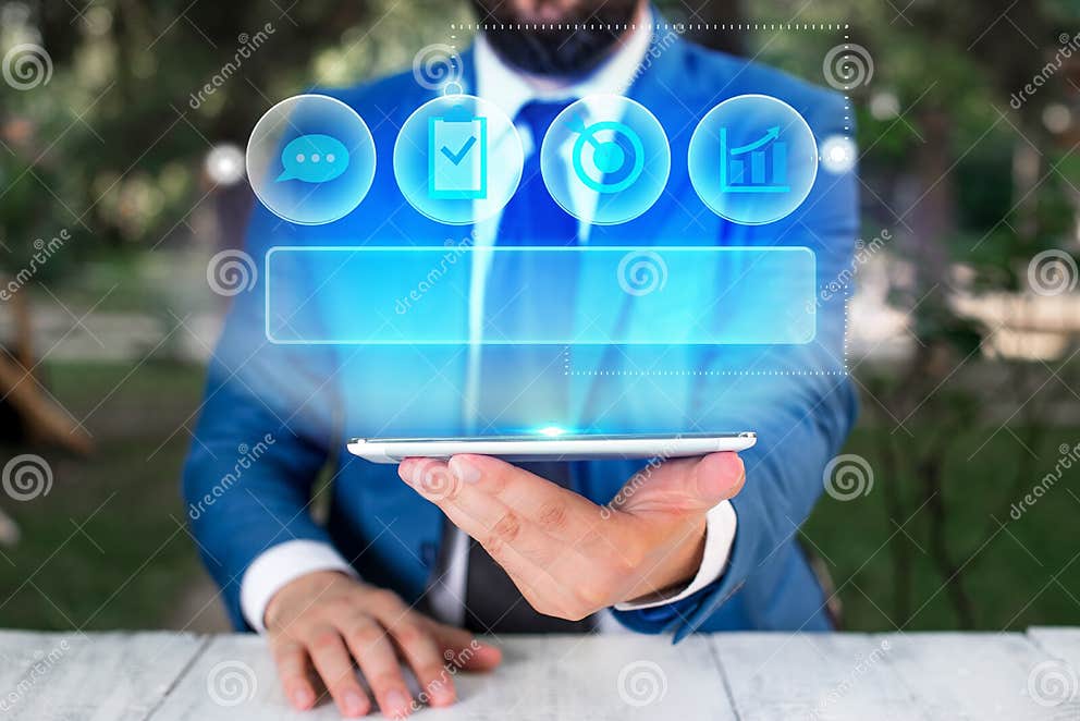 Information Computerization with Infographic Elements and Flat Icons ...