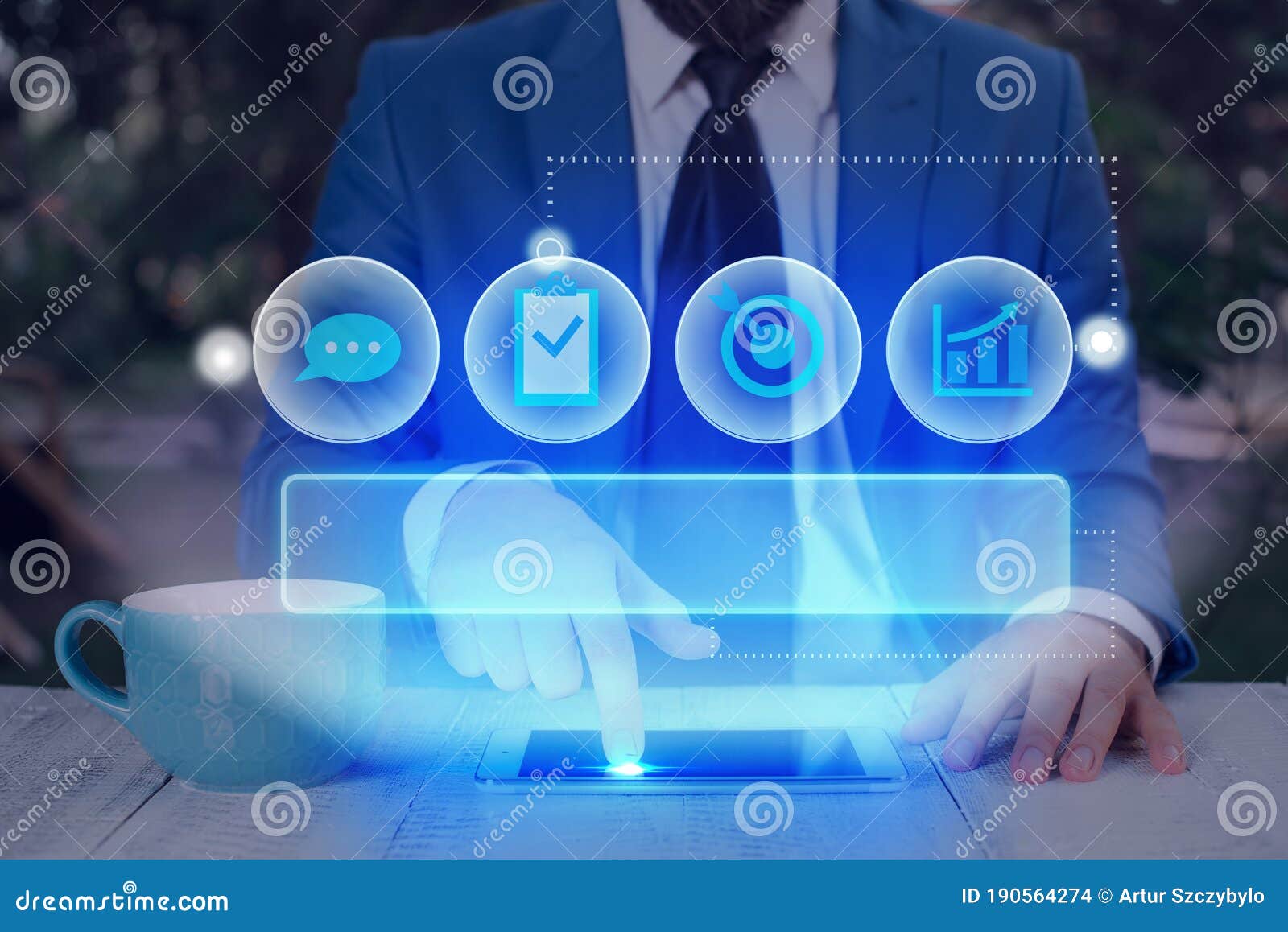 Information Computerization with Infographic Elements and Flat Icons ...
