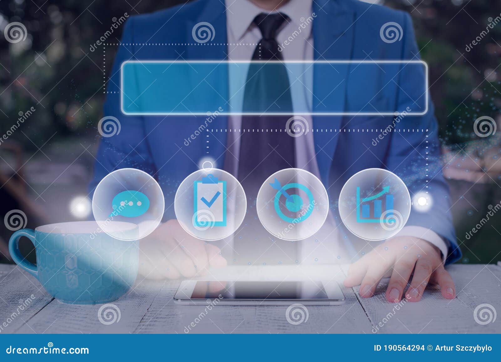 Information Computerization with Infographic Elements and Flat Icons ...