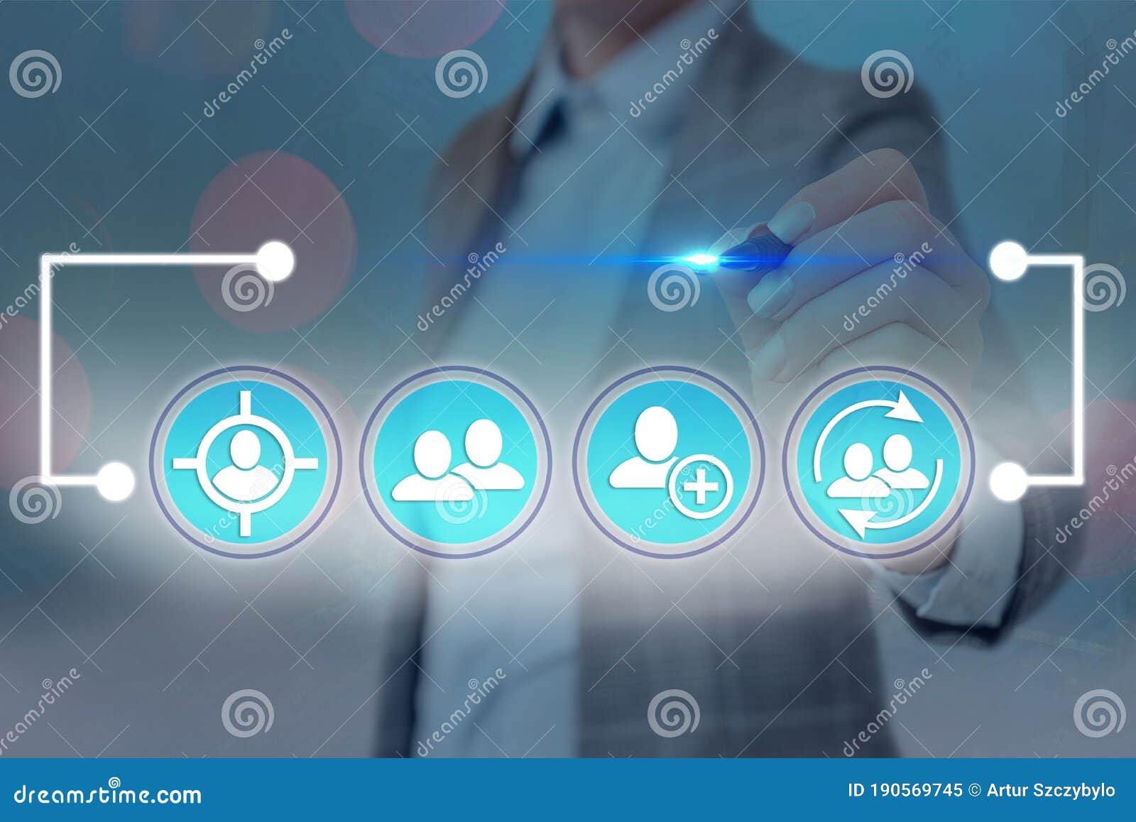 Information Computerization with Infographic Elements and Flat Icons ...