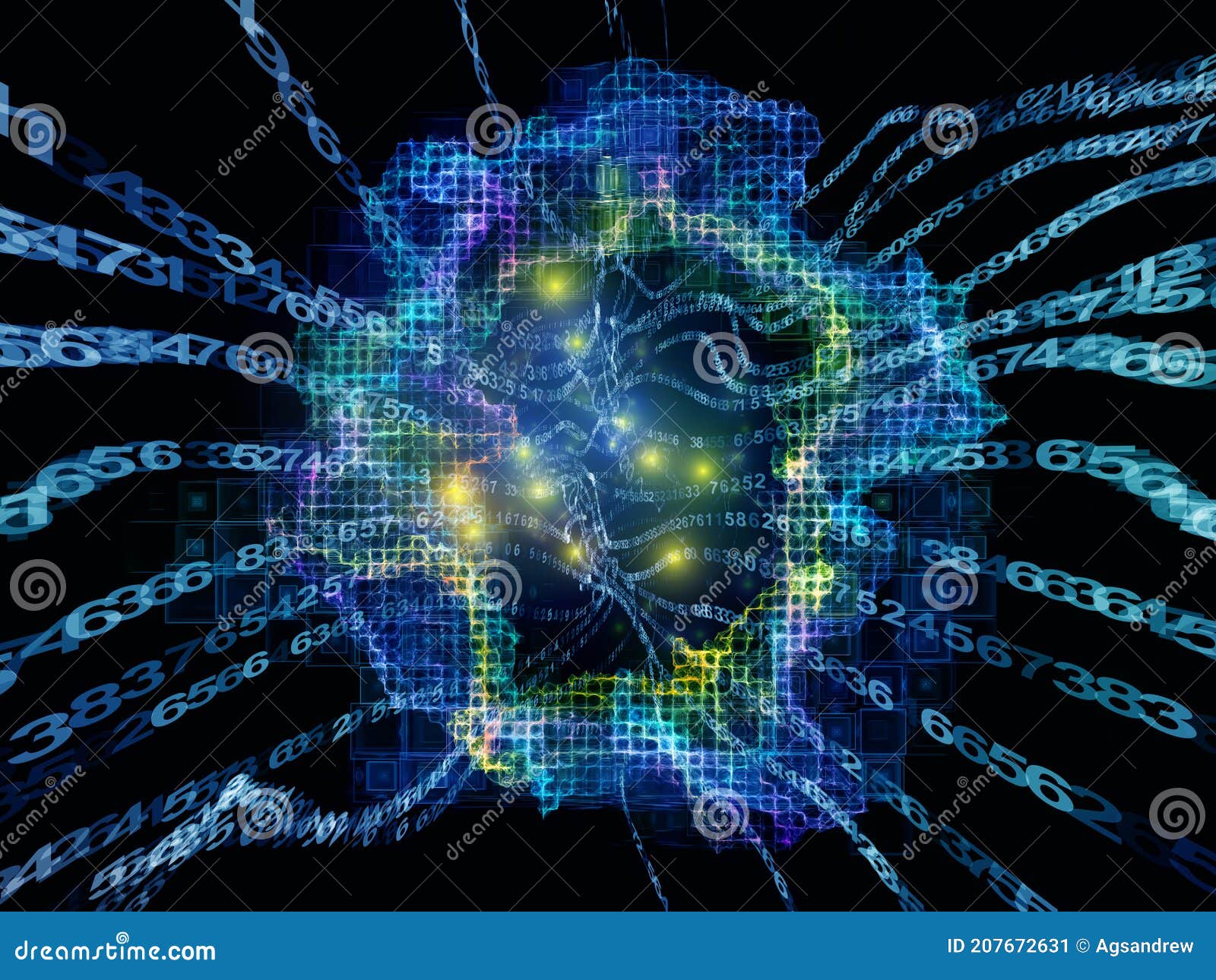 Information Congestion stock illustration. Illustration of illuminate ...
