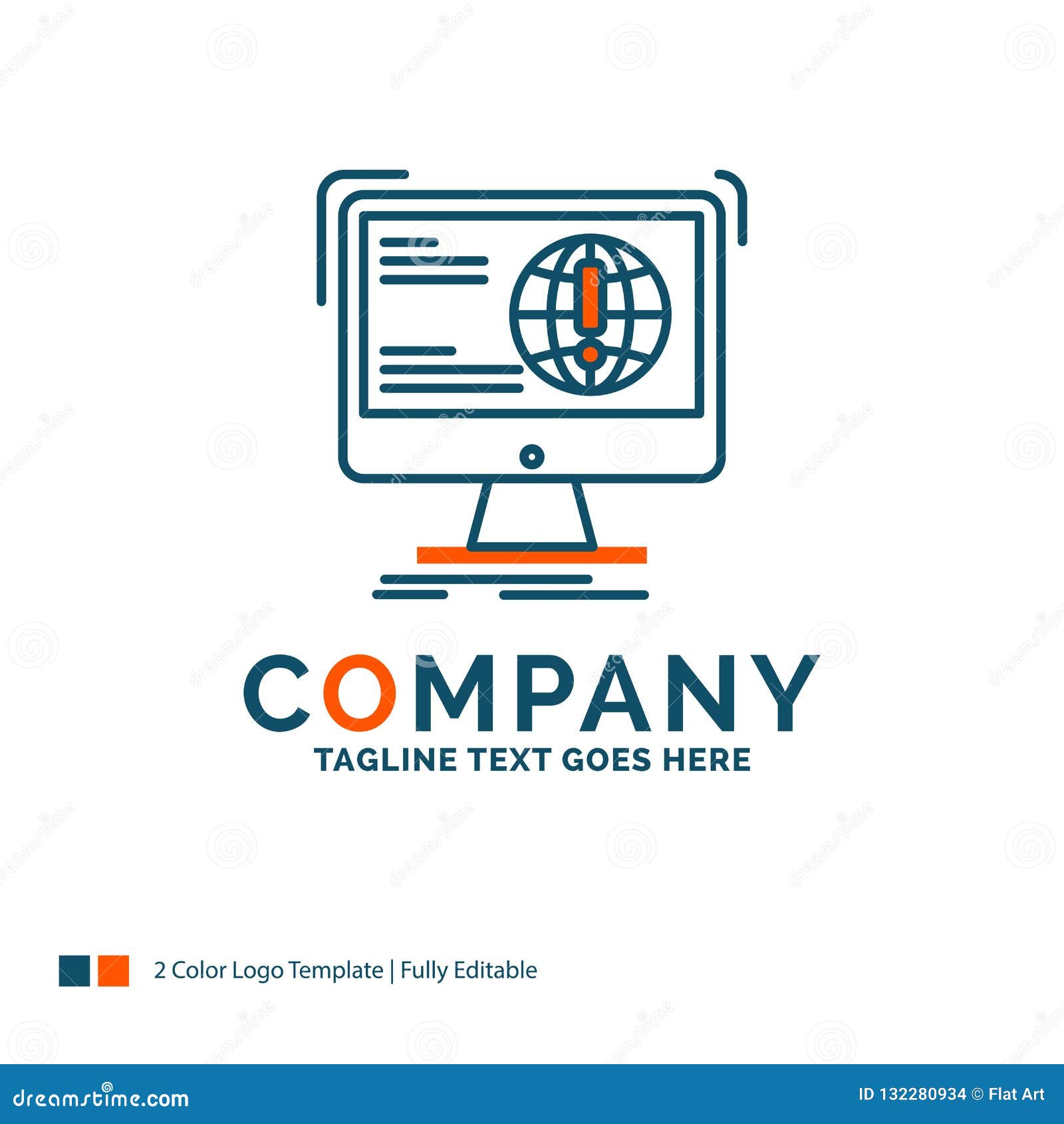 Information, Content, Development, Website, Web Logo Design. Blu Stock ...
