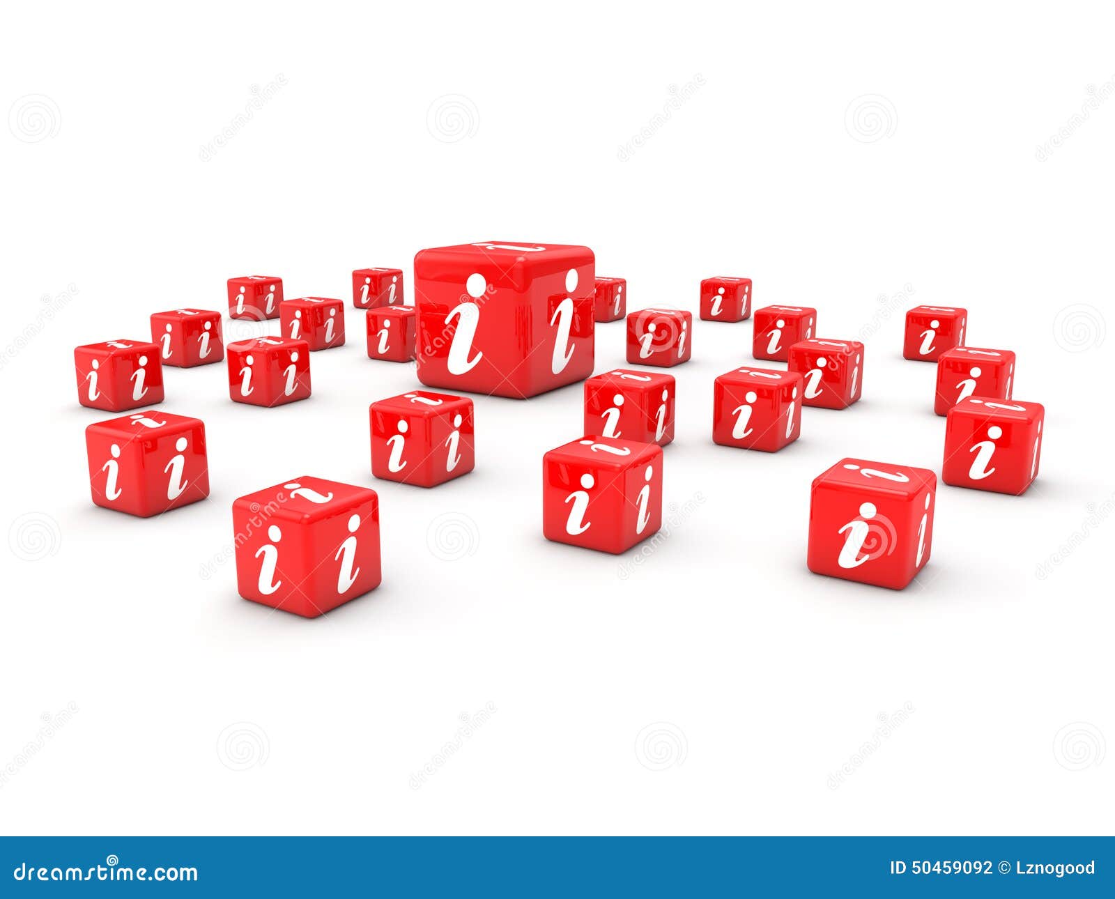 Information cubes stock illustration. Illustration of cart - 50459092