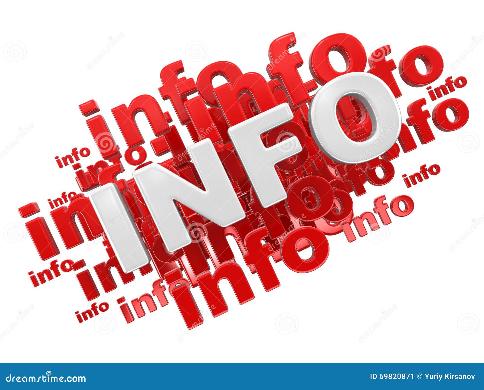 Information de mot illustration stock. Illustration du dimensionnel ...