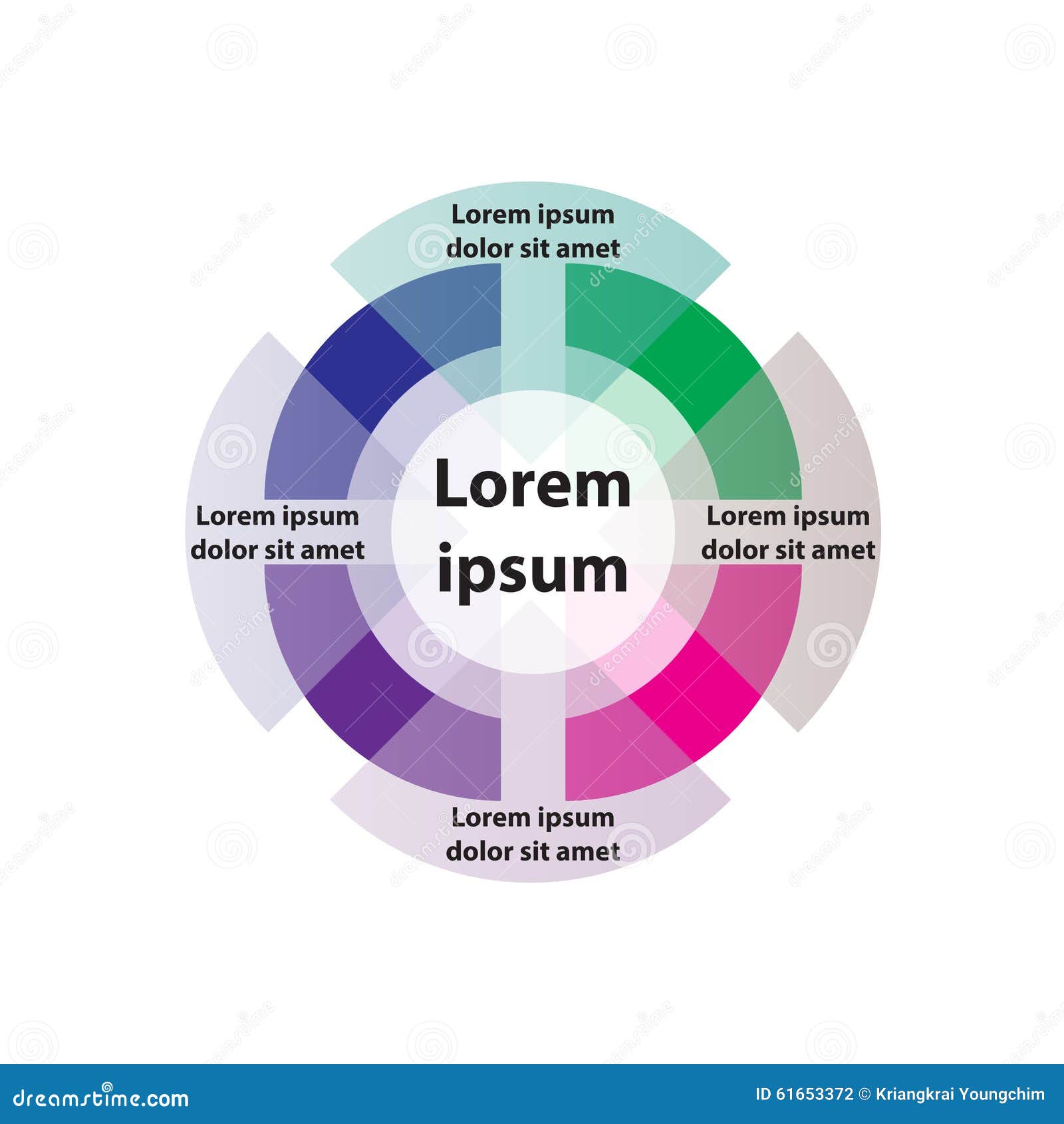 Information-diagram vektor illustrationer. Illustration av färg - 61653372