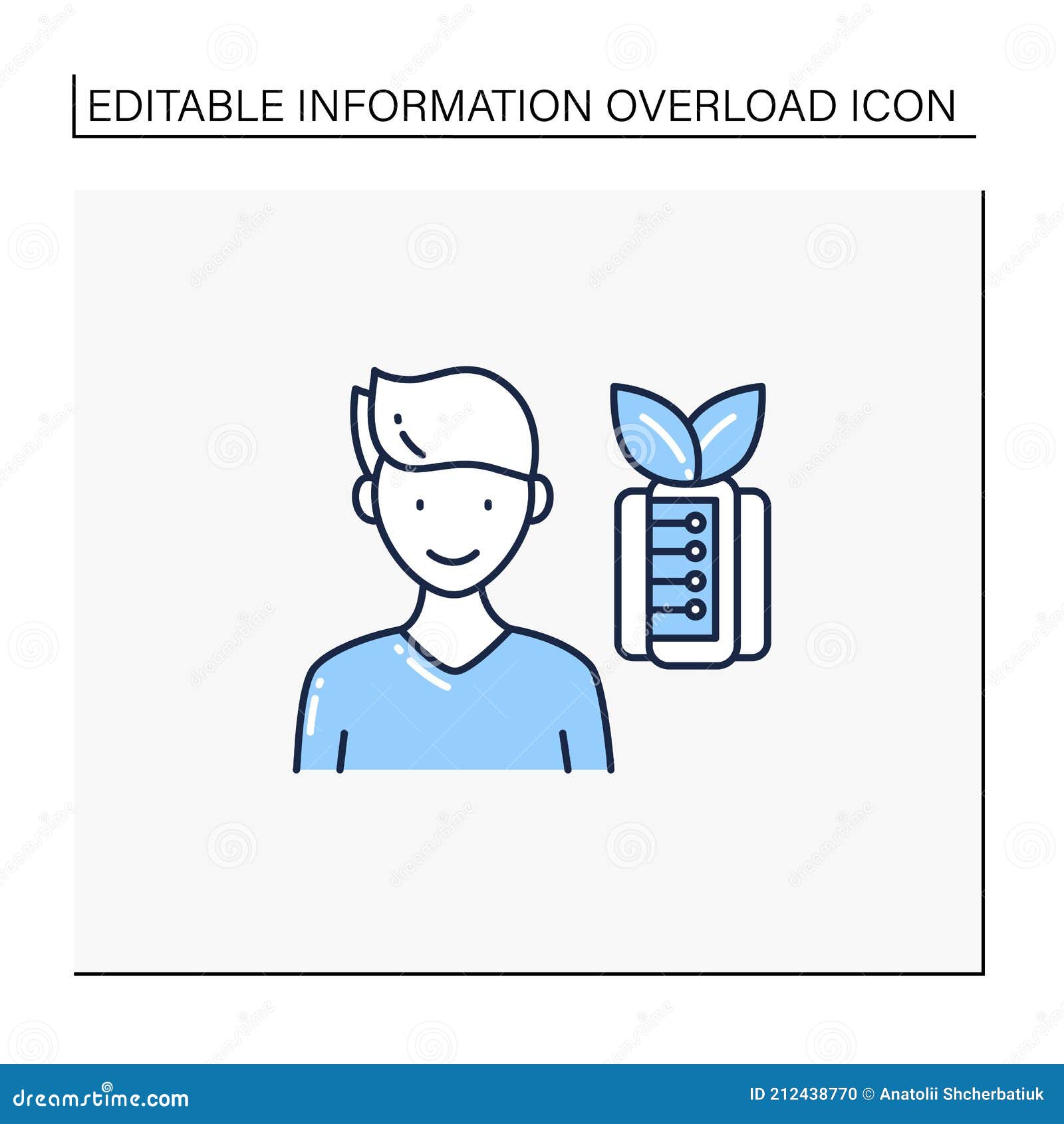 Information Ecology Line Icon Stock Vector - Illustration of learning ...