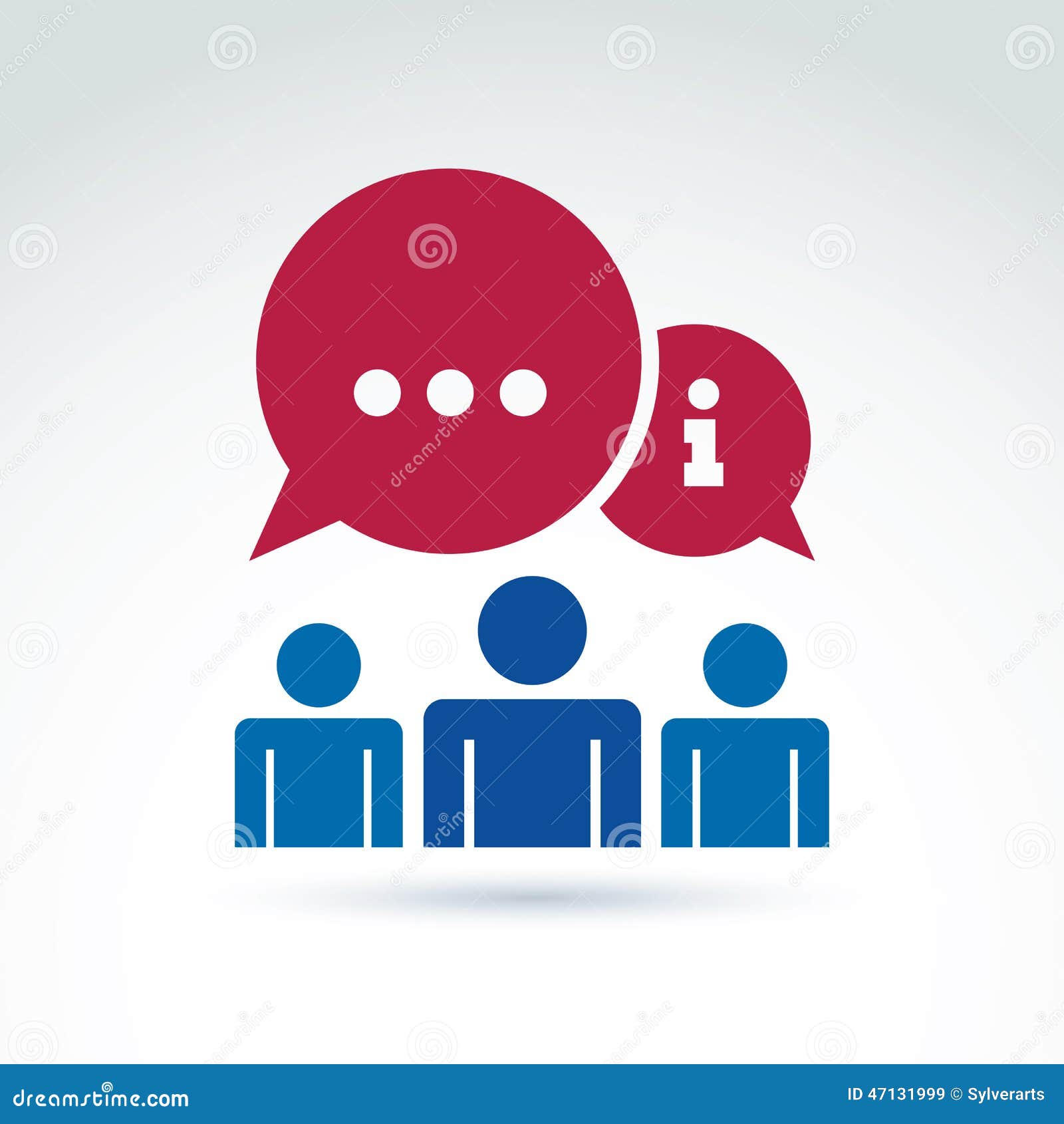 Information Exchange Theme Icon, Vector Conceptual Unusual Symbol for ...