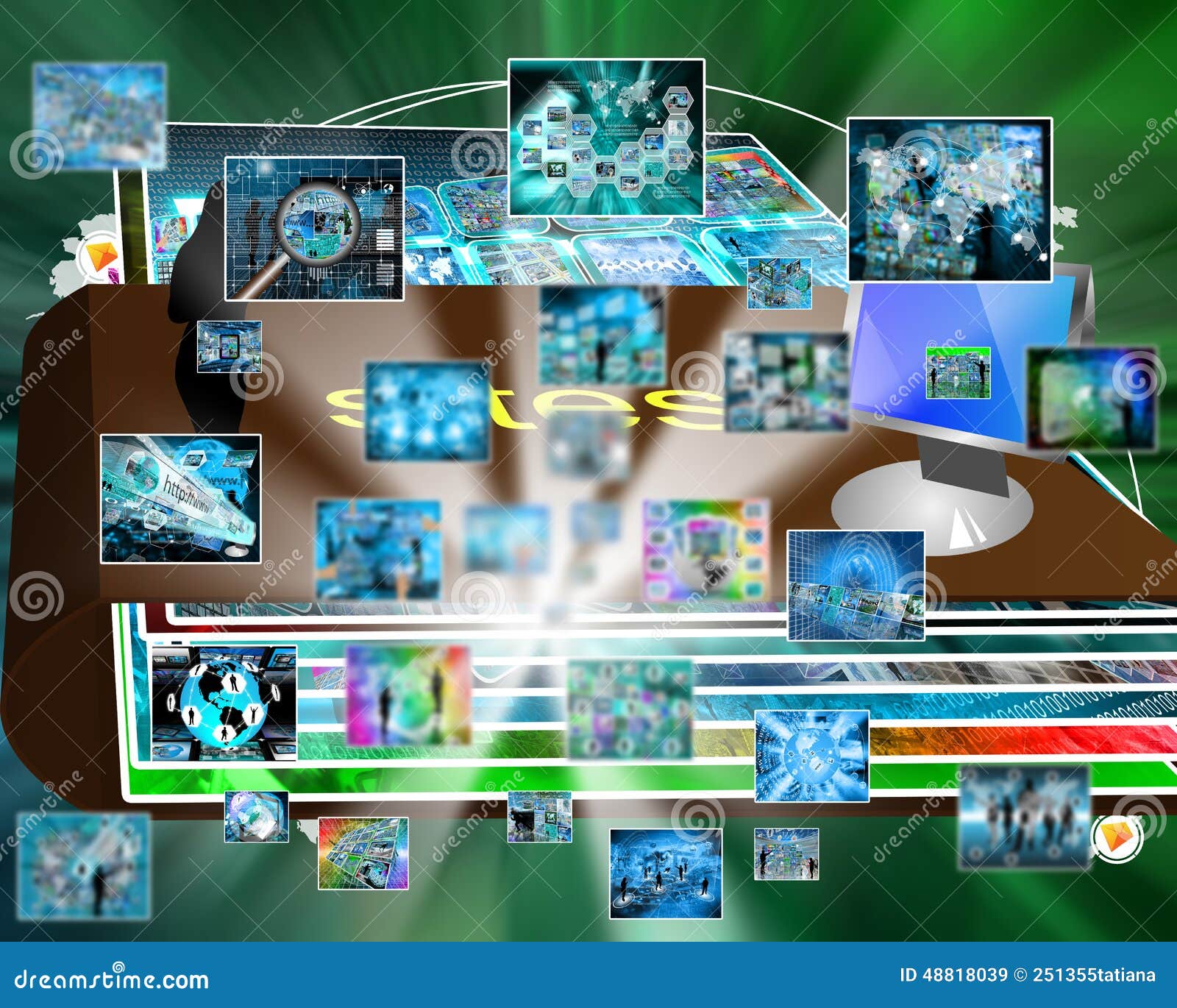 Information explosion stock image. Image of media, connection - 48818039
