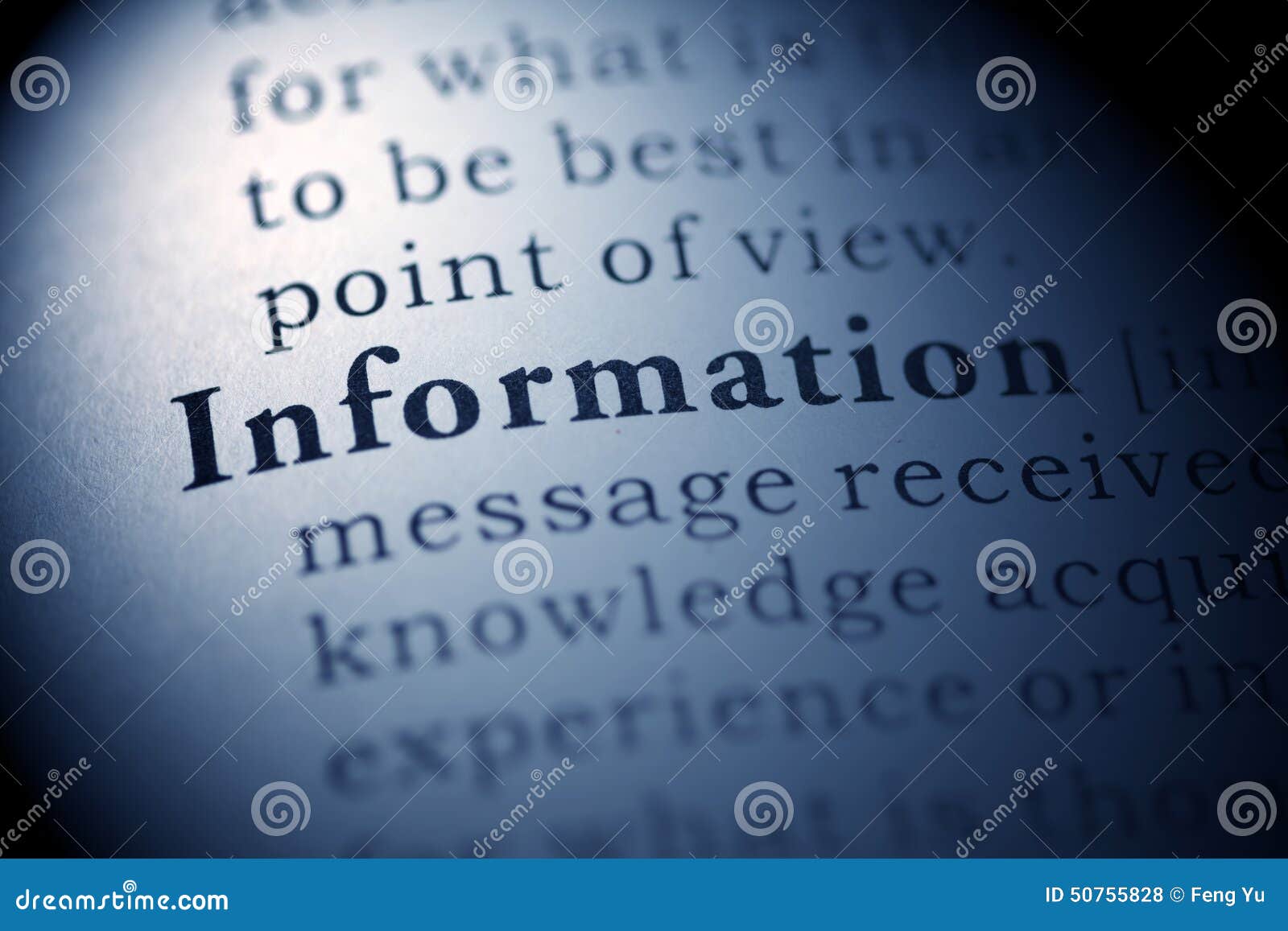 Understand Word Definition Text In Dictionary Page Stock