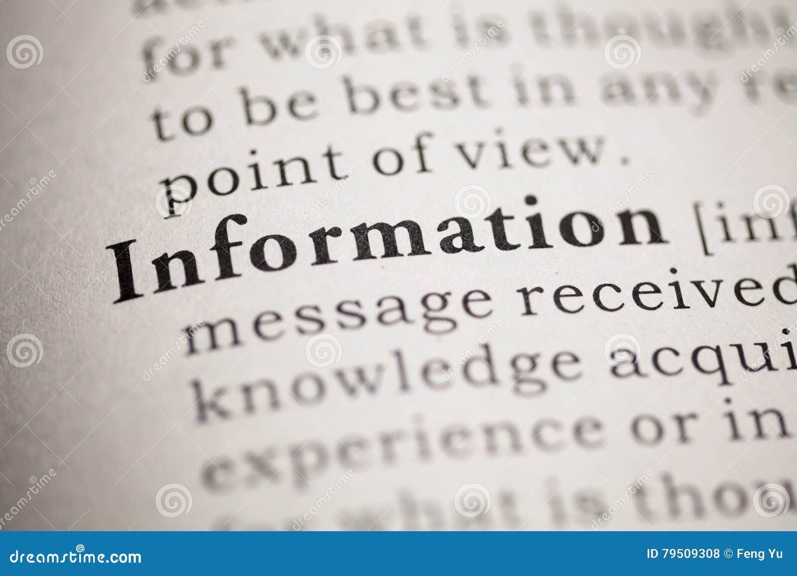 Understand Word Definition Text In Dictionary Page Stock