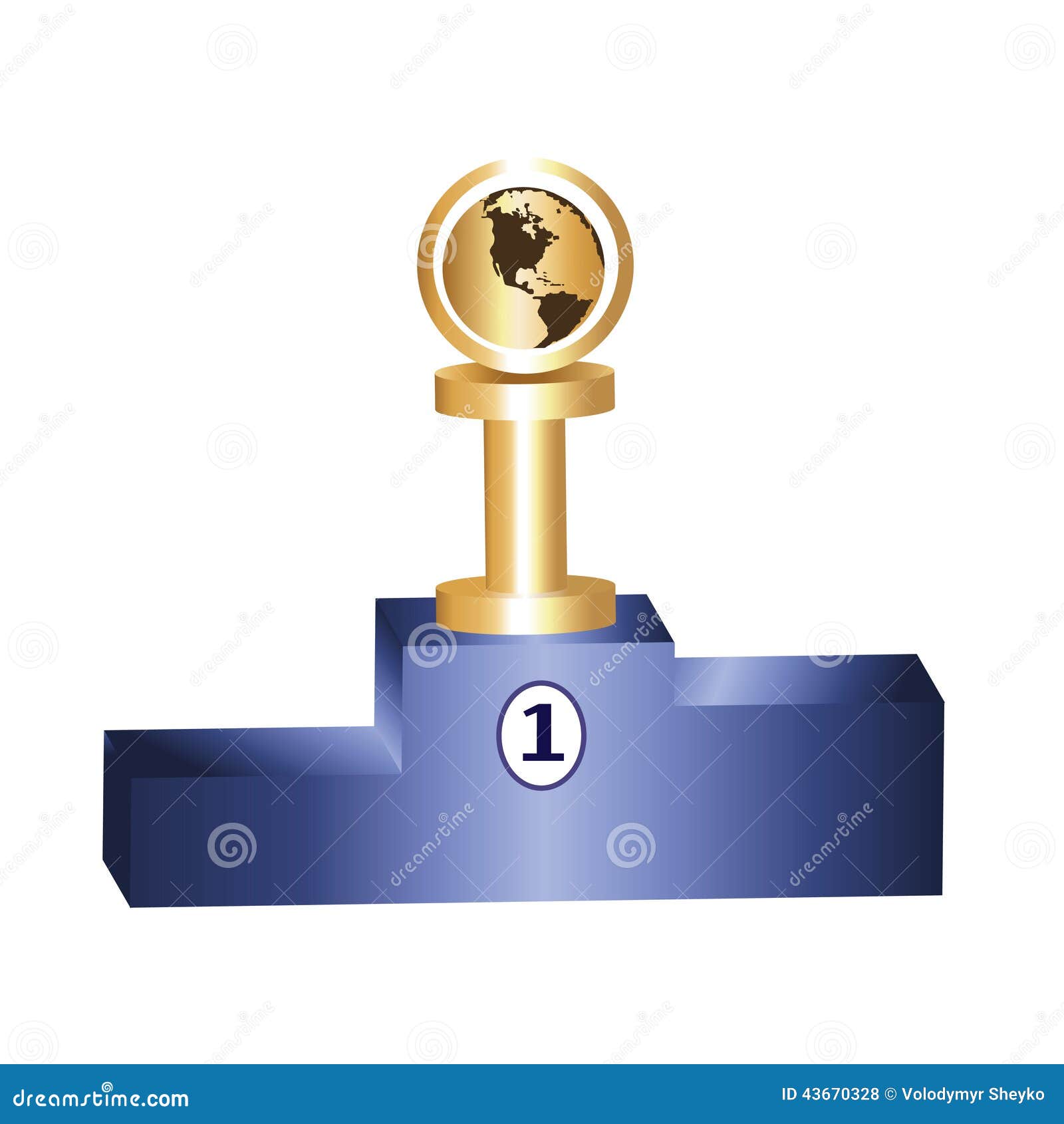 Information is always on the First Place Stock Vector - Illustration of ...