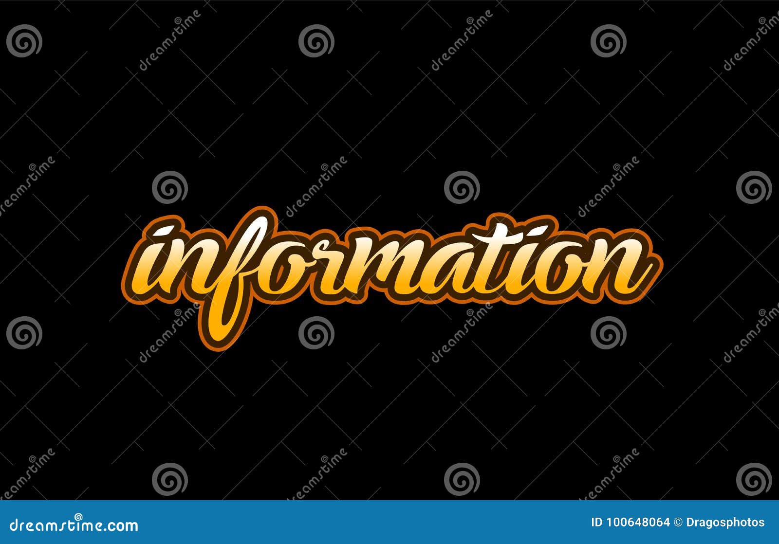 Information Word Text Banner Postcard Logo Icon Design Creative Stock ...