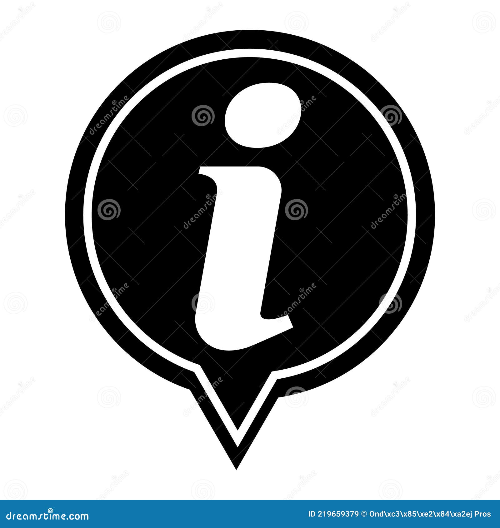 Information Help Icon, Helpdesk Info Bubble Desk. Vector Sing Isolated ...