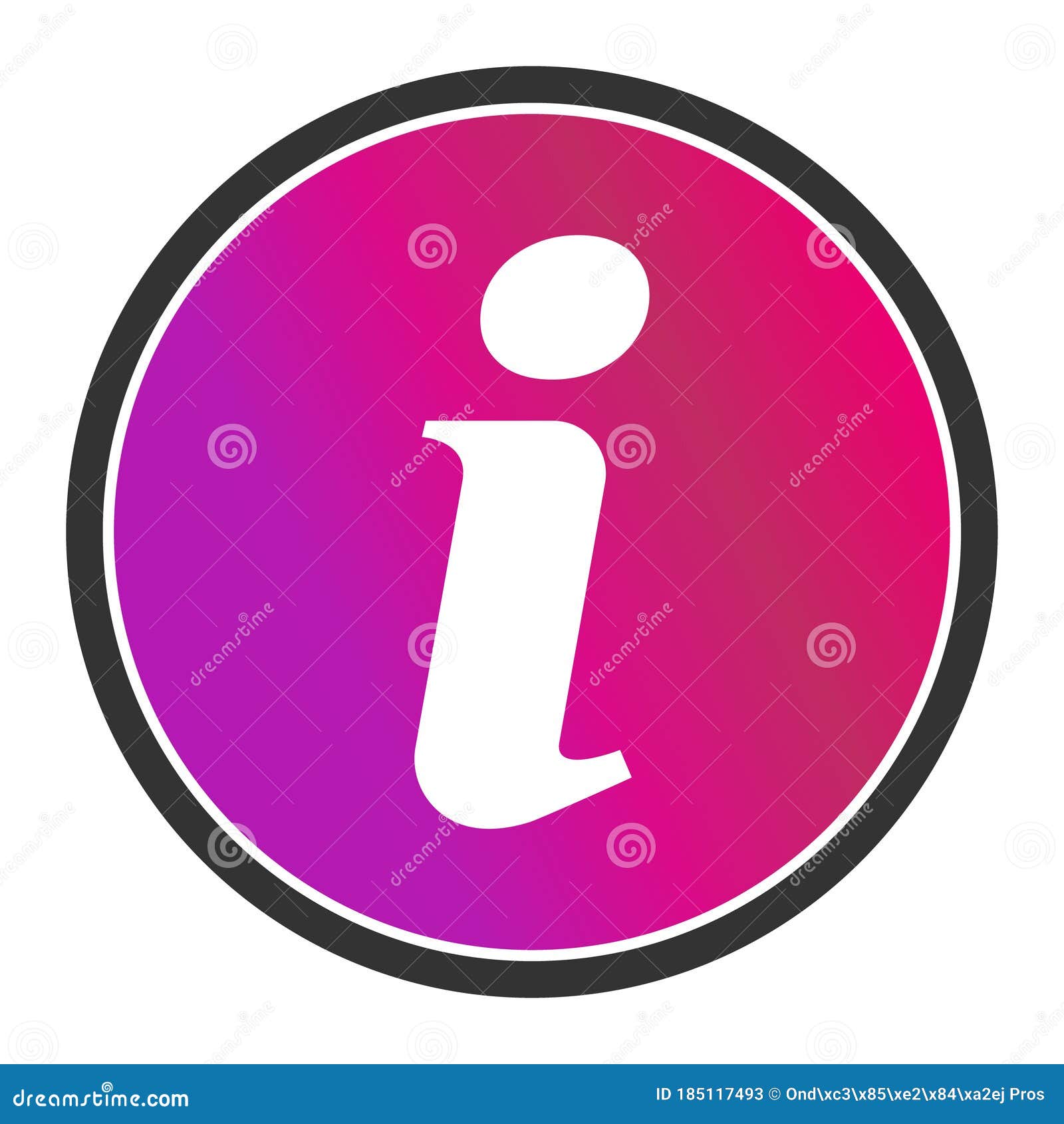 Information Help Icon, Info Bubble Desk. Vector Sing Isolated On White ...