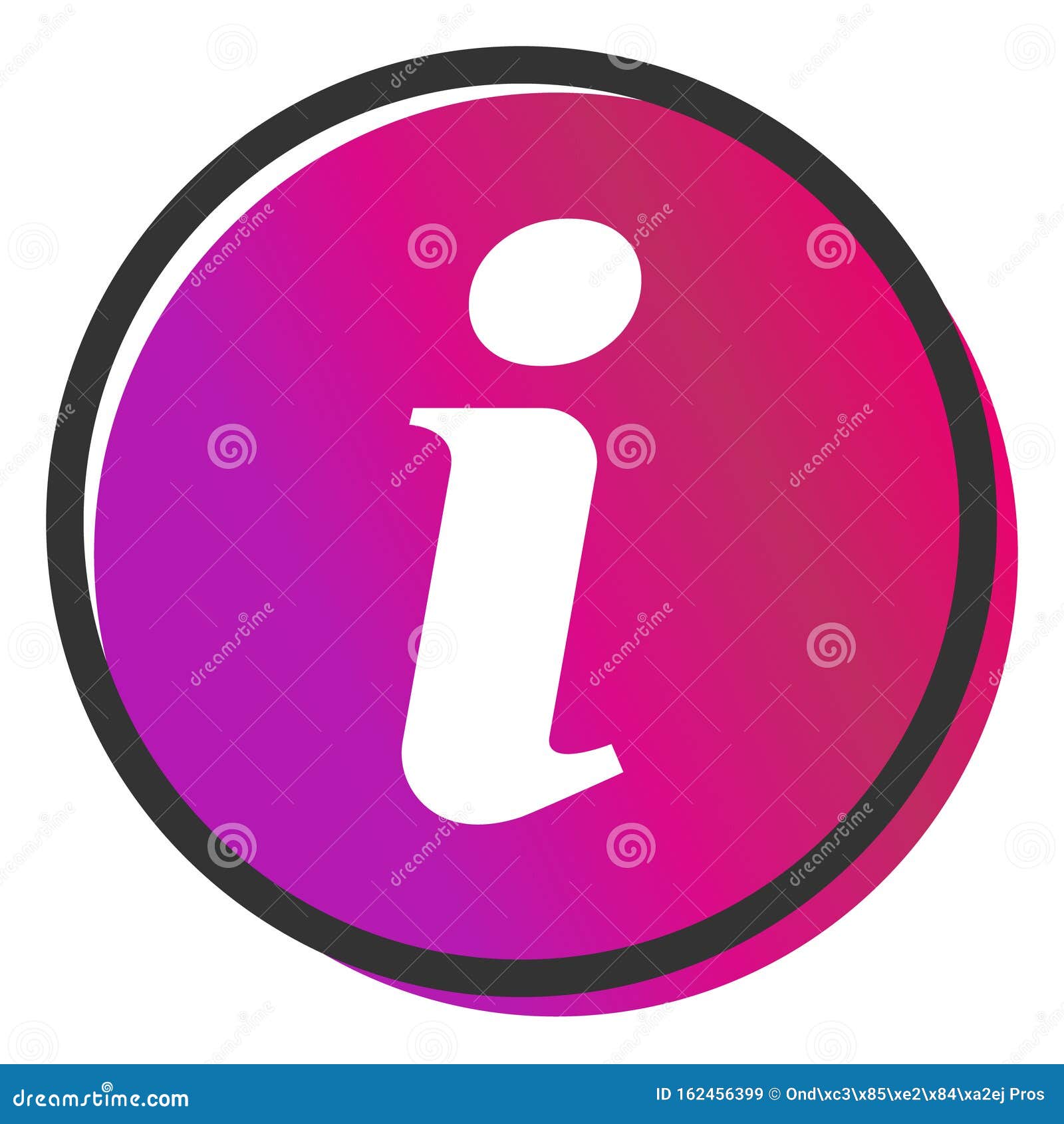 Information Help Icon, Info Bubble Desk. Vector Sing Isolated on White ...