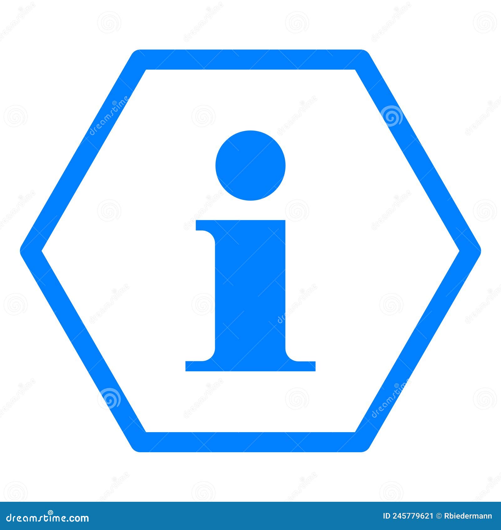 Information and hexagon stock vector. Illustration of comb - 245779621