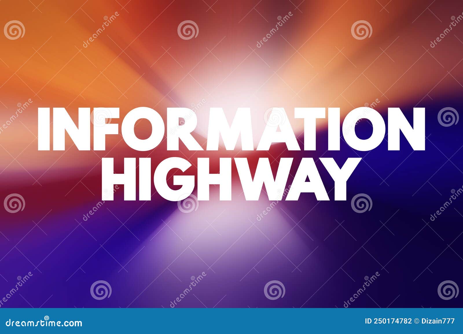 Information Highway - Telecommunications Infrastructure Used for ...