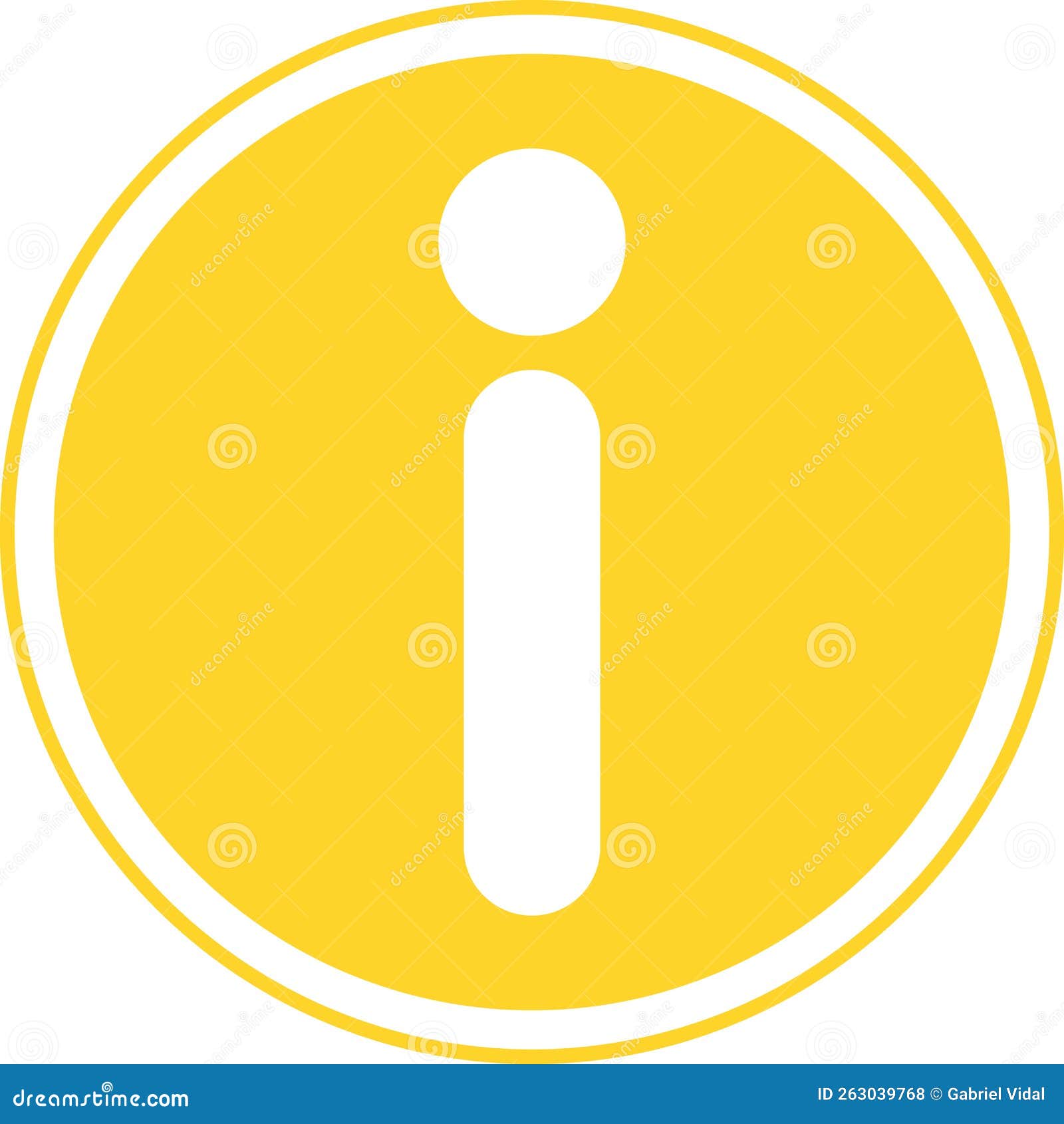 Information Icon, Alert Icon, Icon for Reporting a Message, Button for ...