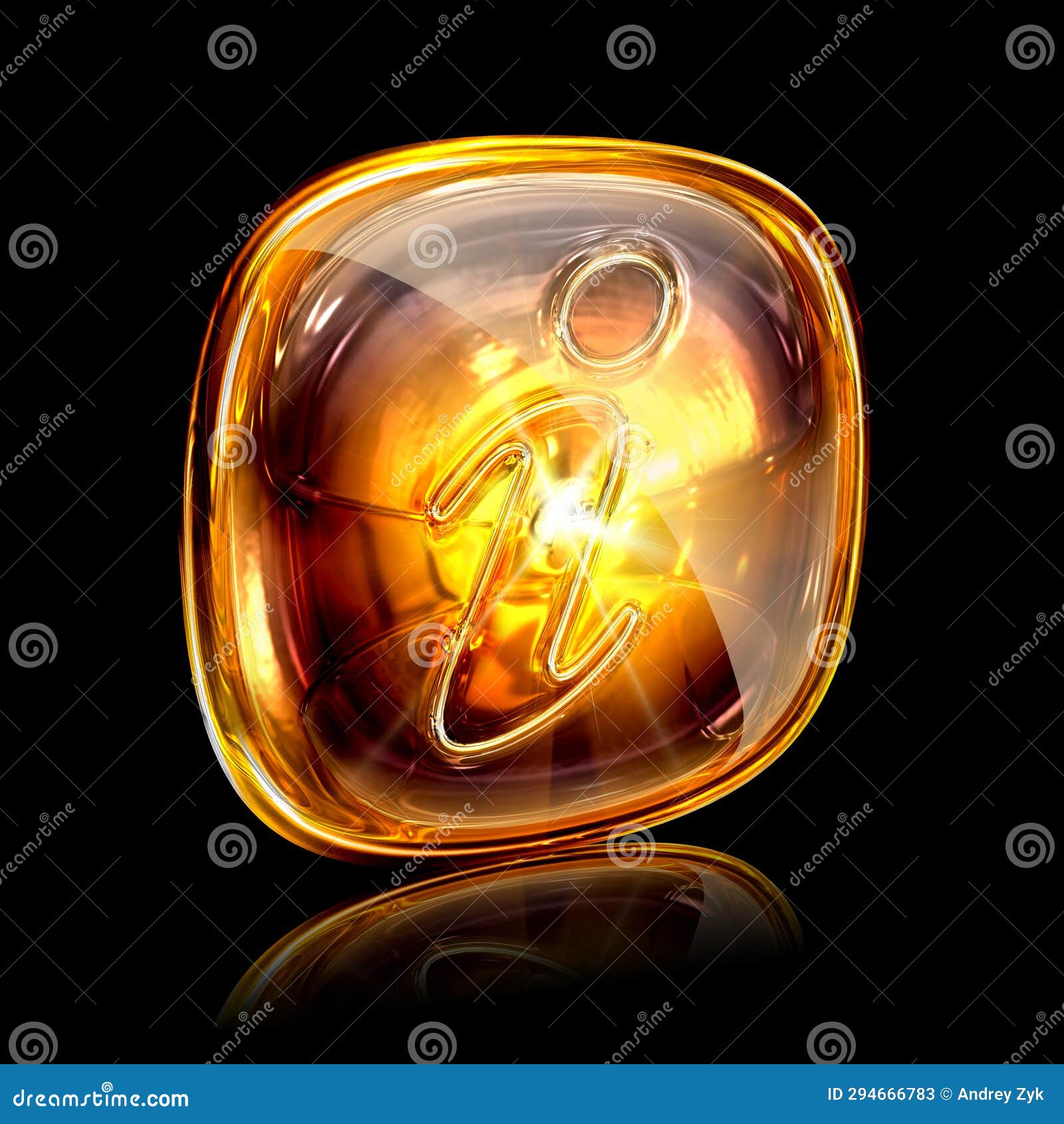 Information icon amber. stock image. Image of object - 294666783