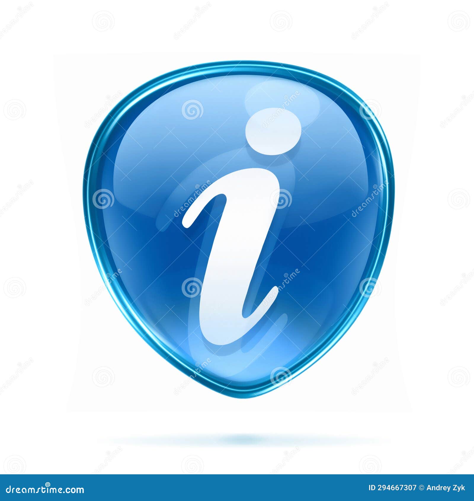 Information icon blue. stock illustration. Illustration of circle ...