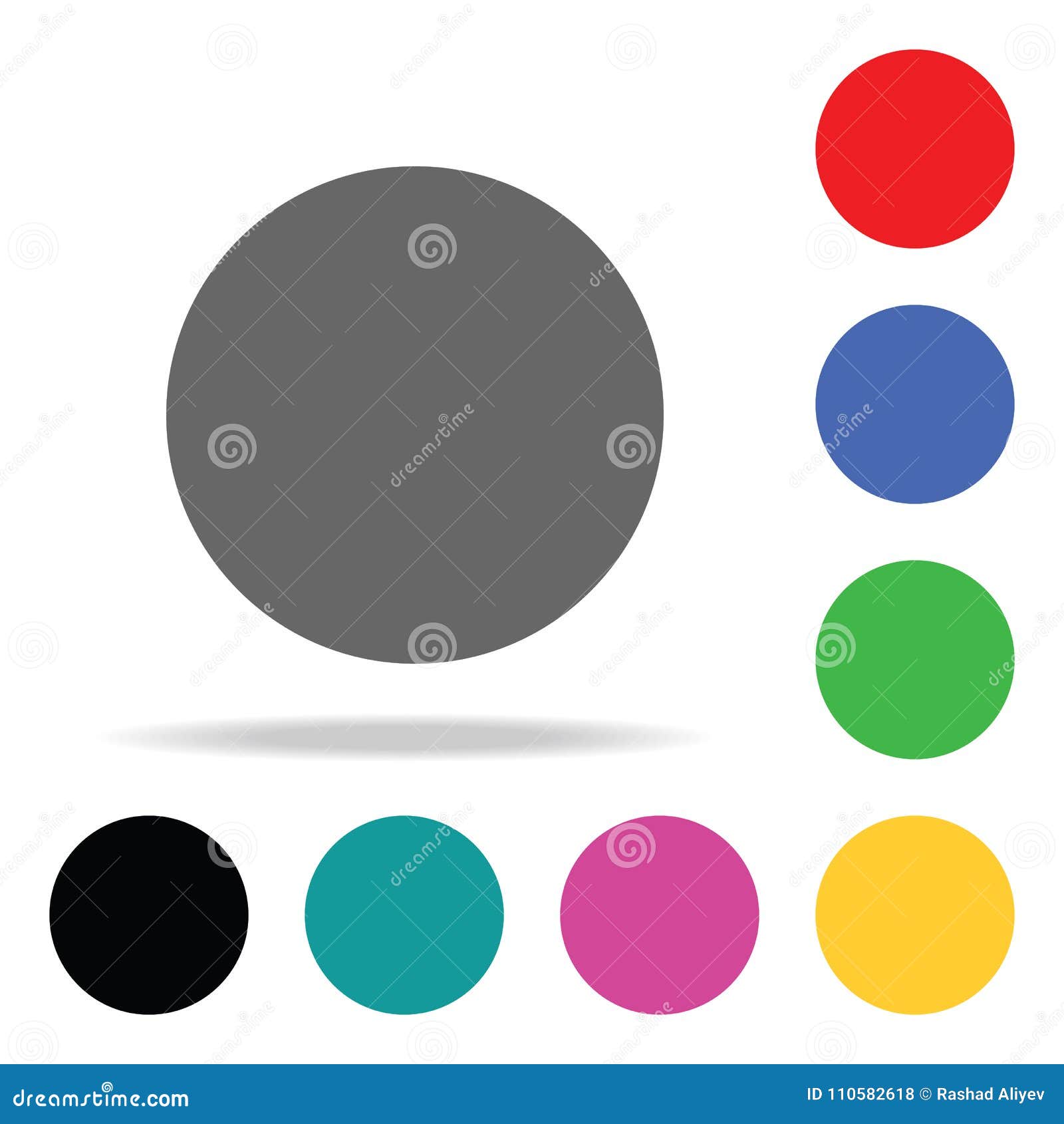 Information Icon. Elements in Multi Colored Icons for Mobile Concept ...