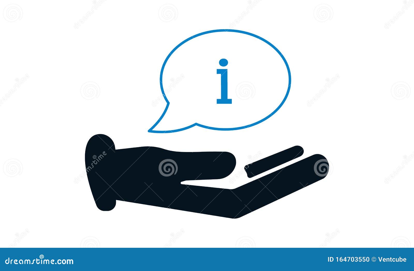 Information Icon Flat Style Vector Illustration. Stock Illustration ...