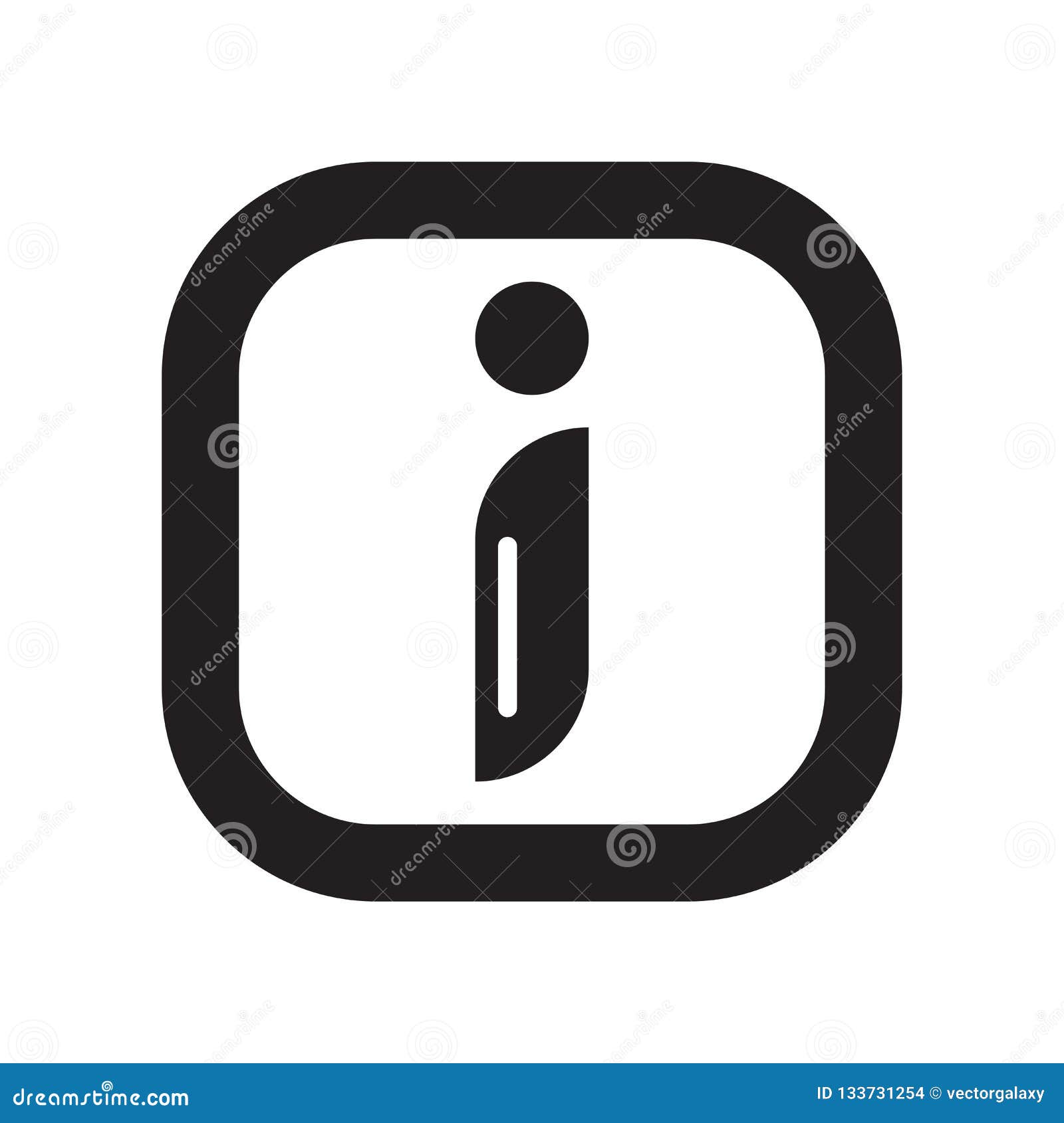 Information Icon Icon Vector Sign And Symbol Isolated On White ...