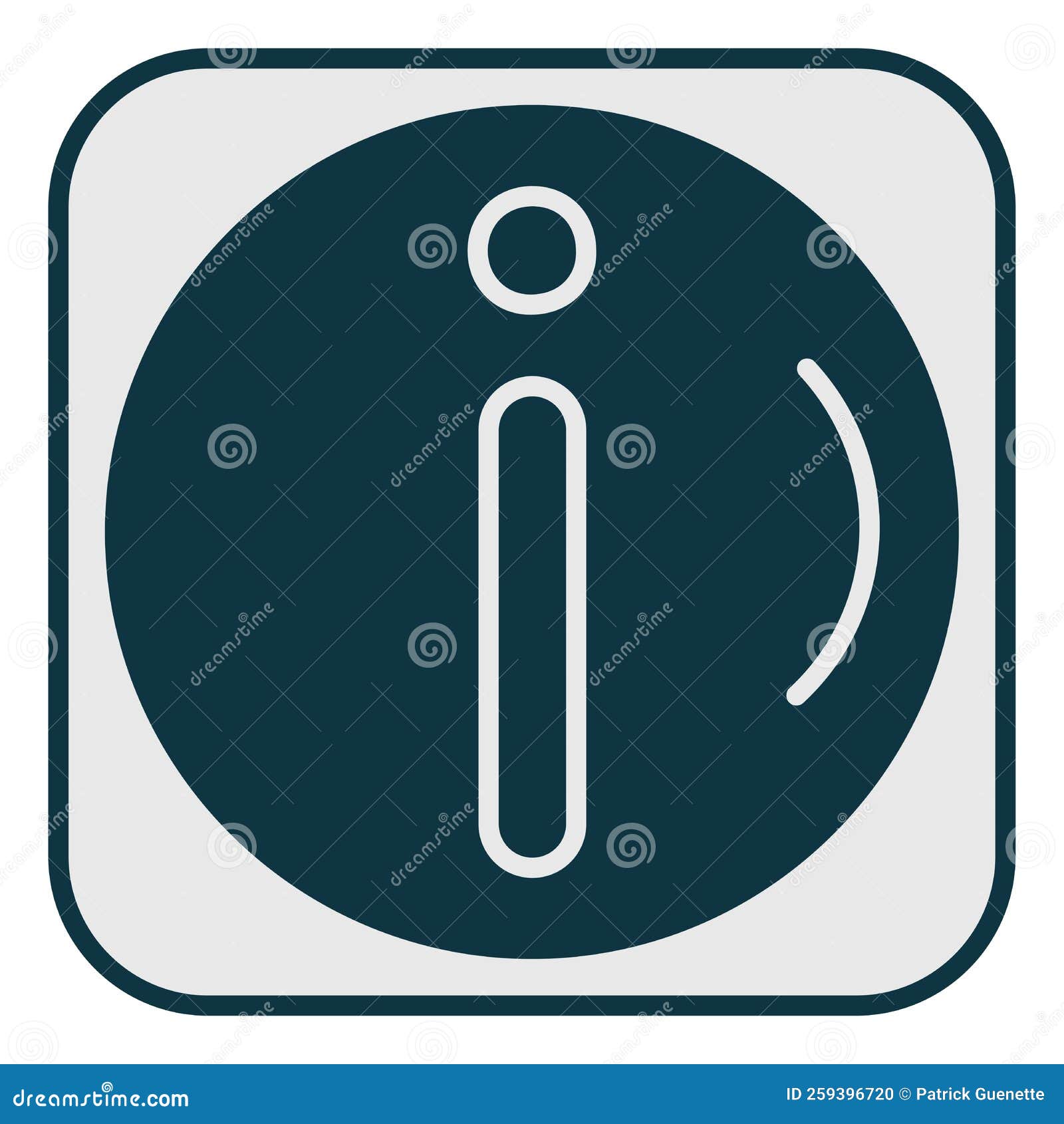 Information icon, icon stock vector. Illustration of internet - 259396720