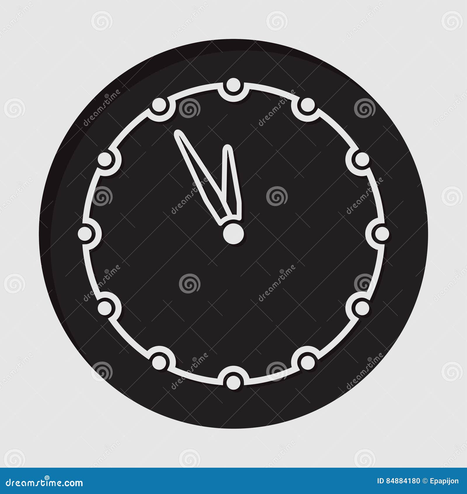 Information Icon - Last Minute Clock Stock Vector - Illustration of ...