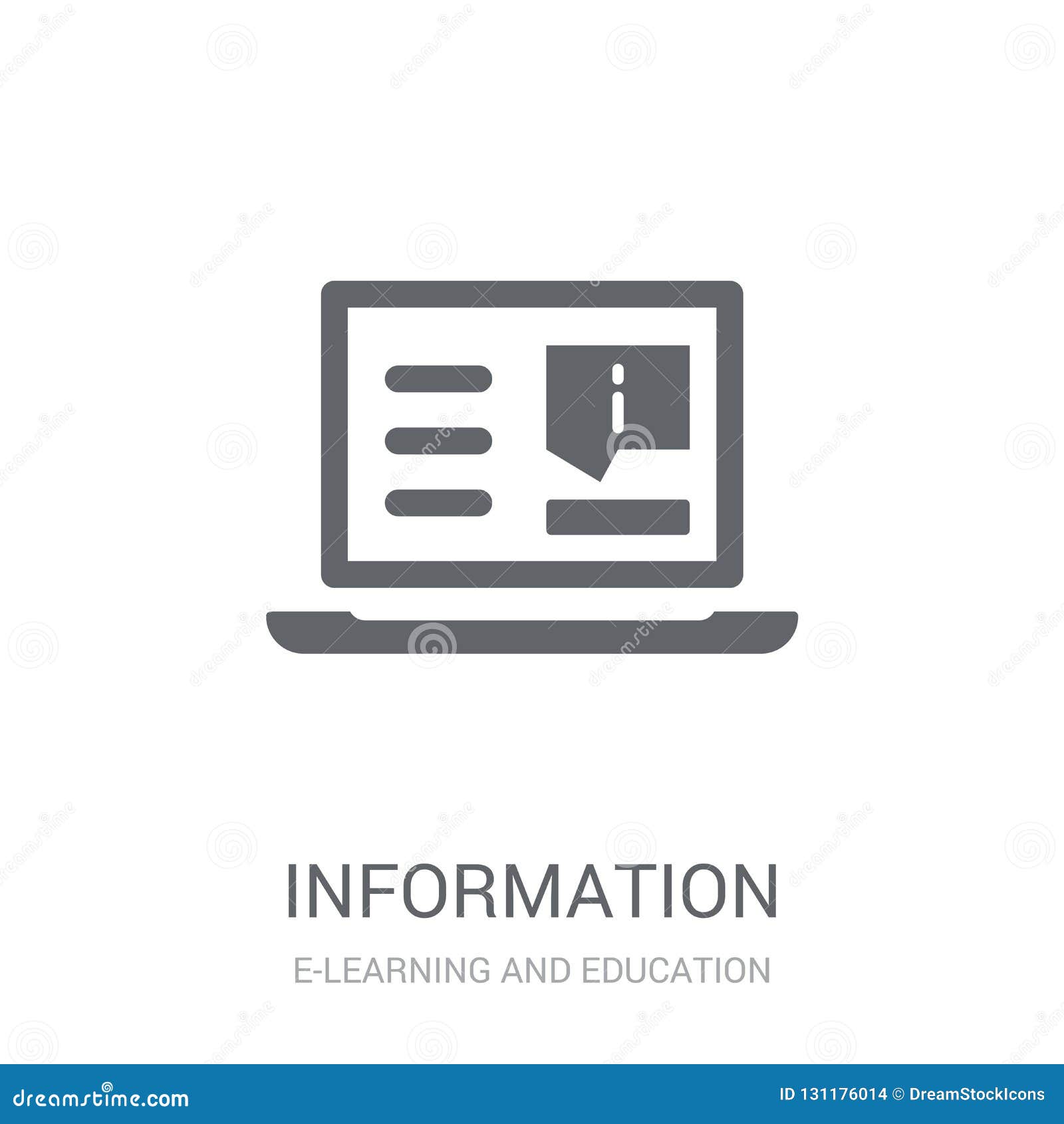 Information Icon. Trendy Information Logo Concept on White Background ...