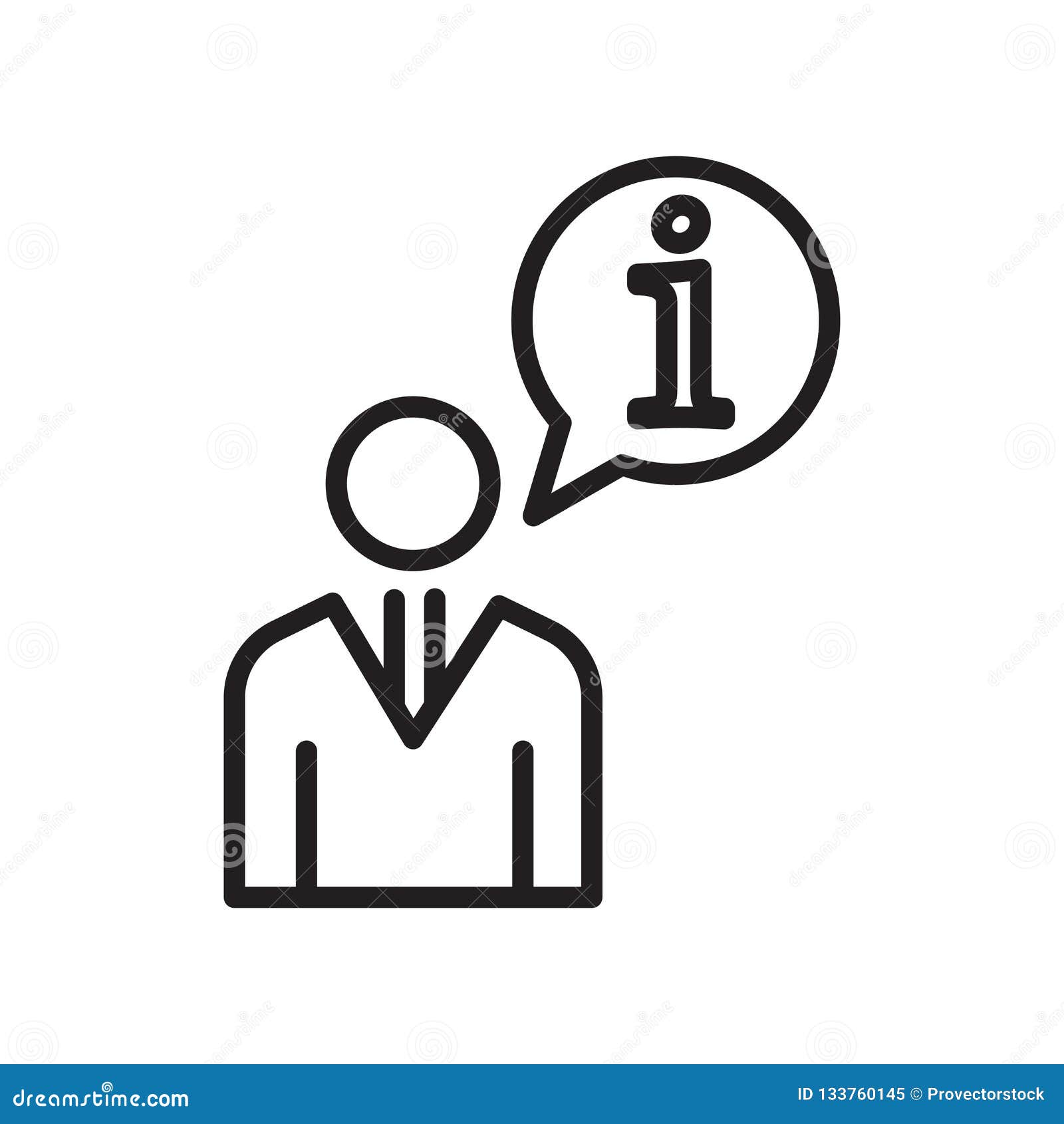 Information Icon Vector Sign and Symbol Isolated on White Background ...