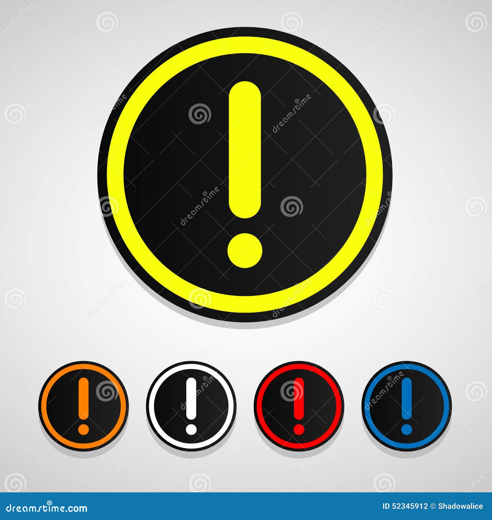 Information Icons Set Great for Any Use. Vector EPS10 Stock Vector ...