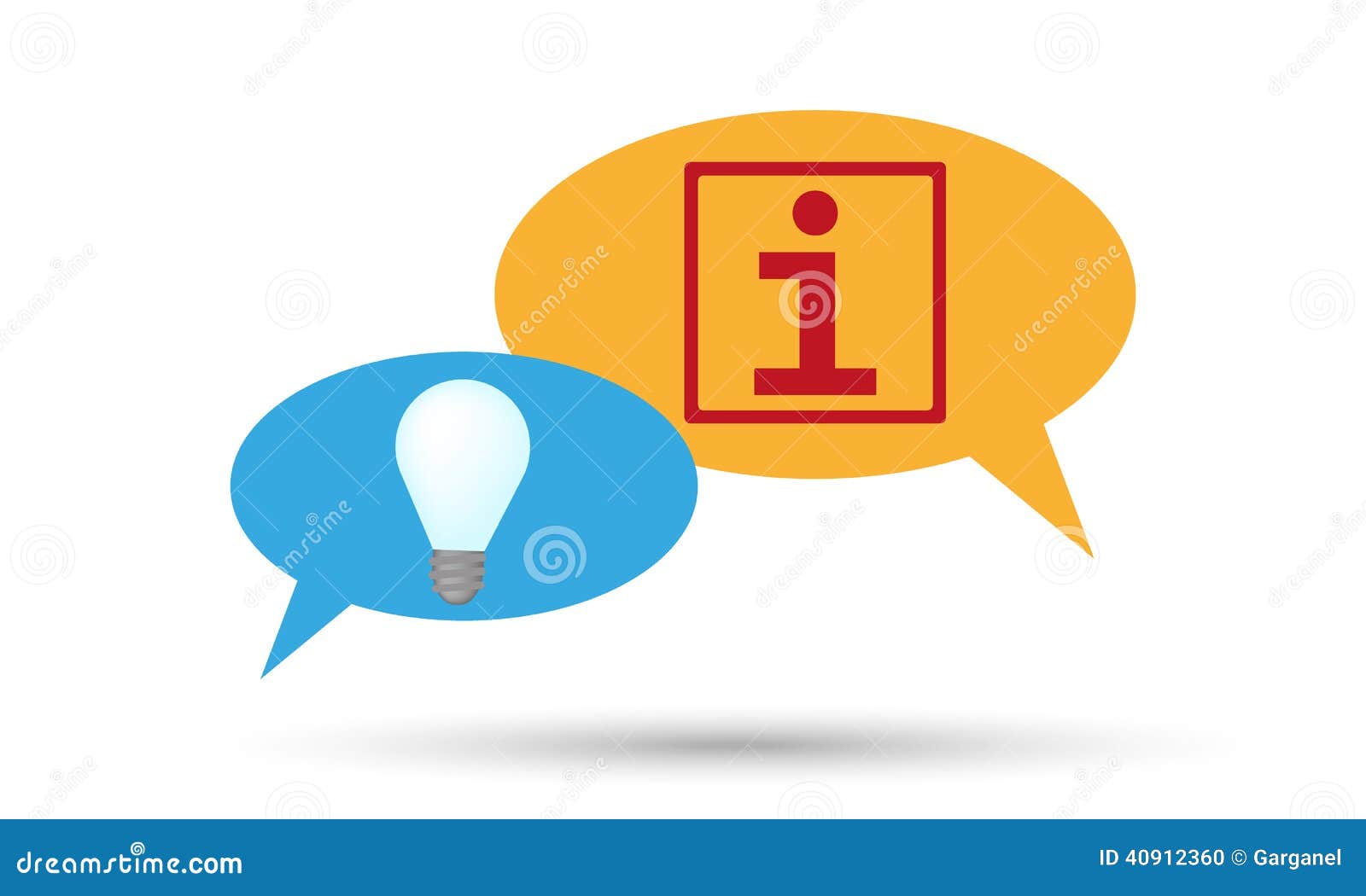 Information idea icons stock vector. Illustration of manage - 40912360