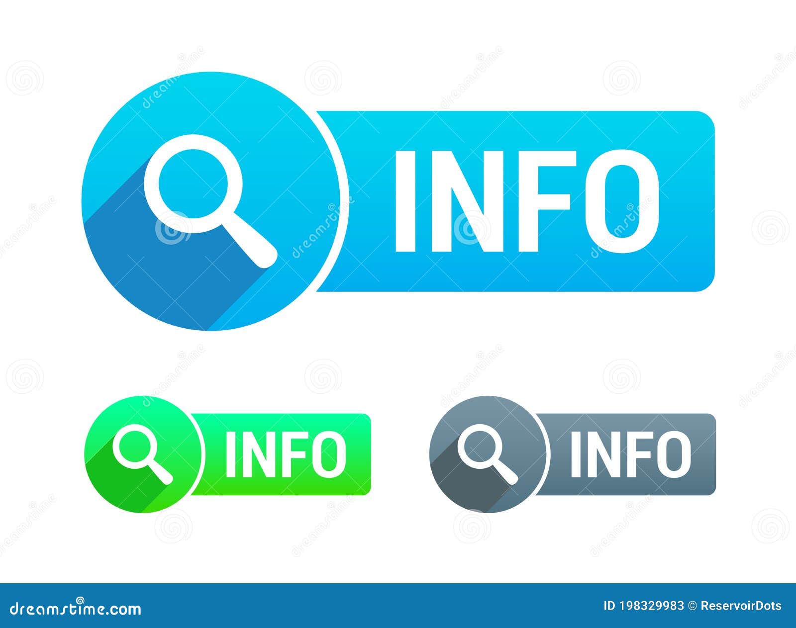 Information Info Banner Vector Stock Vector - Illustration of ...
