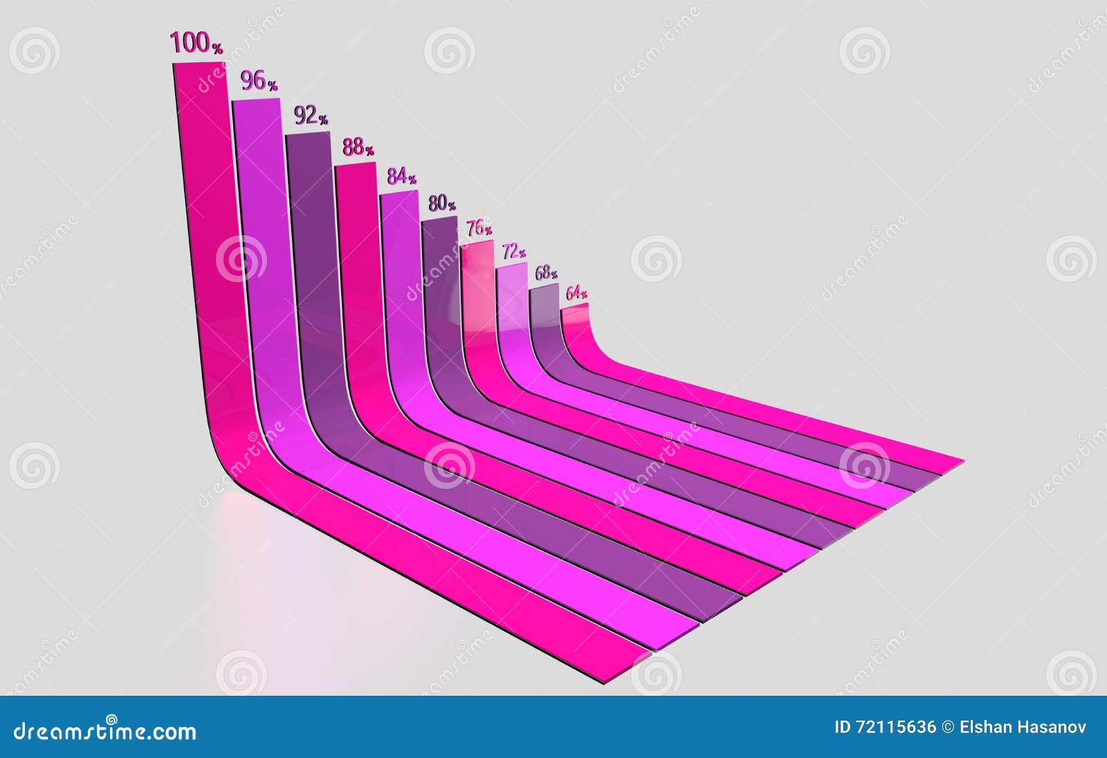 Information Infographics Curved Stock Illustration - Illustration of ...